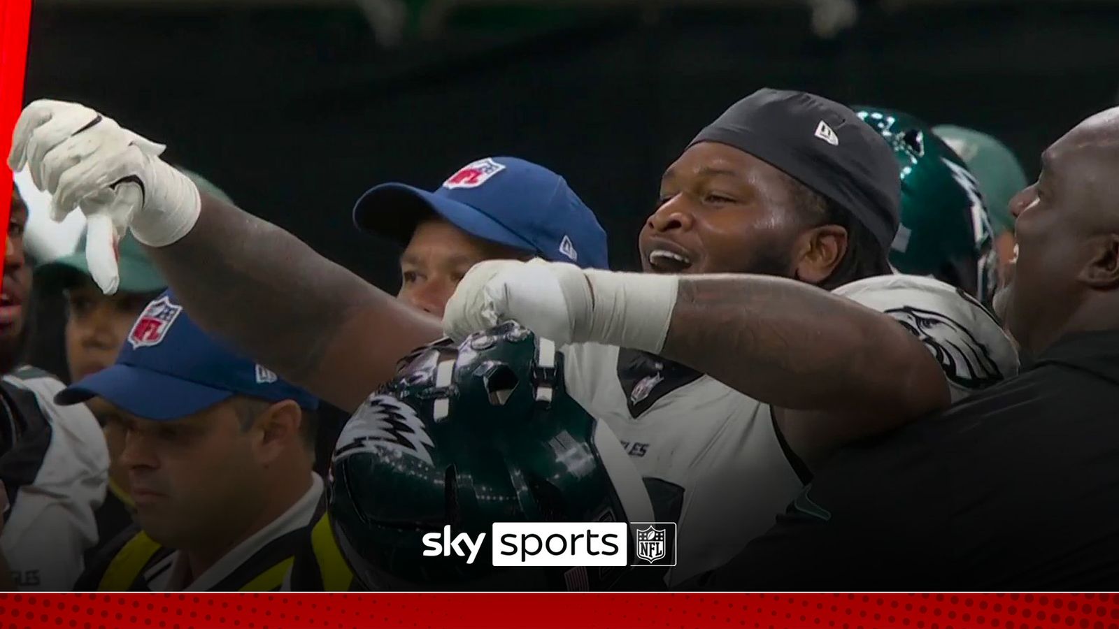 Jalen Carter clashes with Saints players after Eagles win | NFL News ...