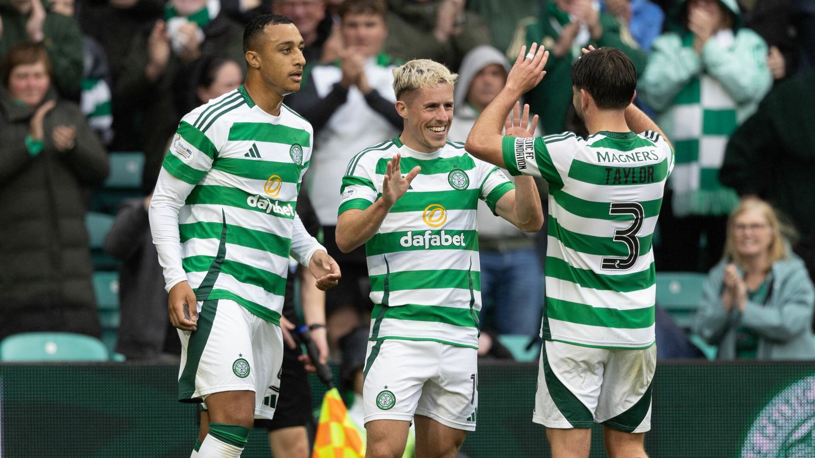 Celtic 2-0 Hearts: Arne Engels & Luke McCowan score first Hoops goals ...