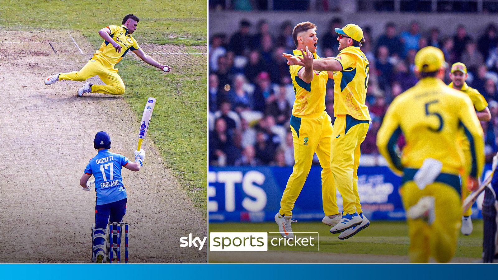 England vs Australia: Aaron Hardie strikes as two brilliant catches ...