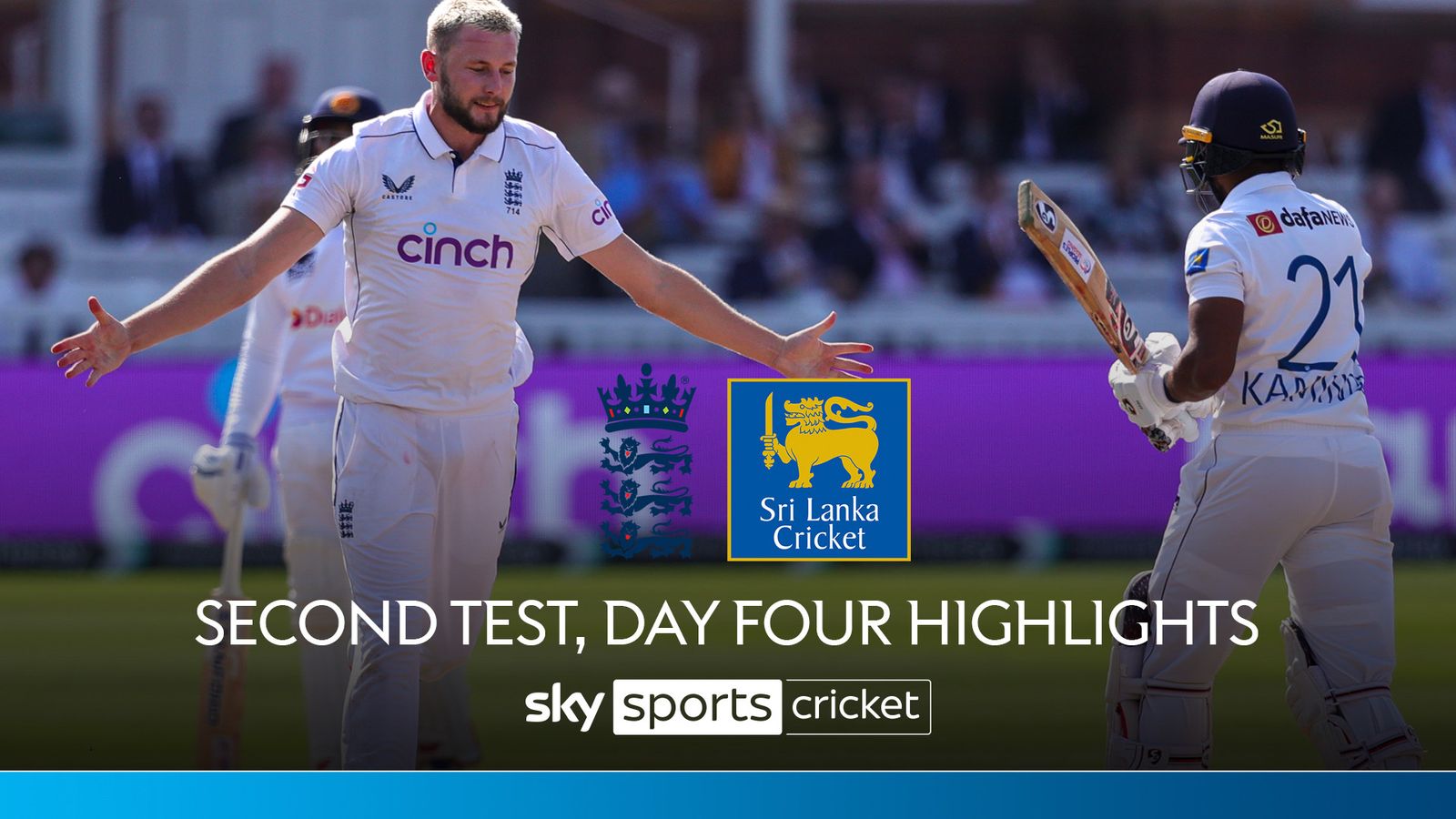England vs Sri Lanka | Second Test, day four highlights | Cricket News ...
