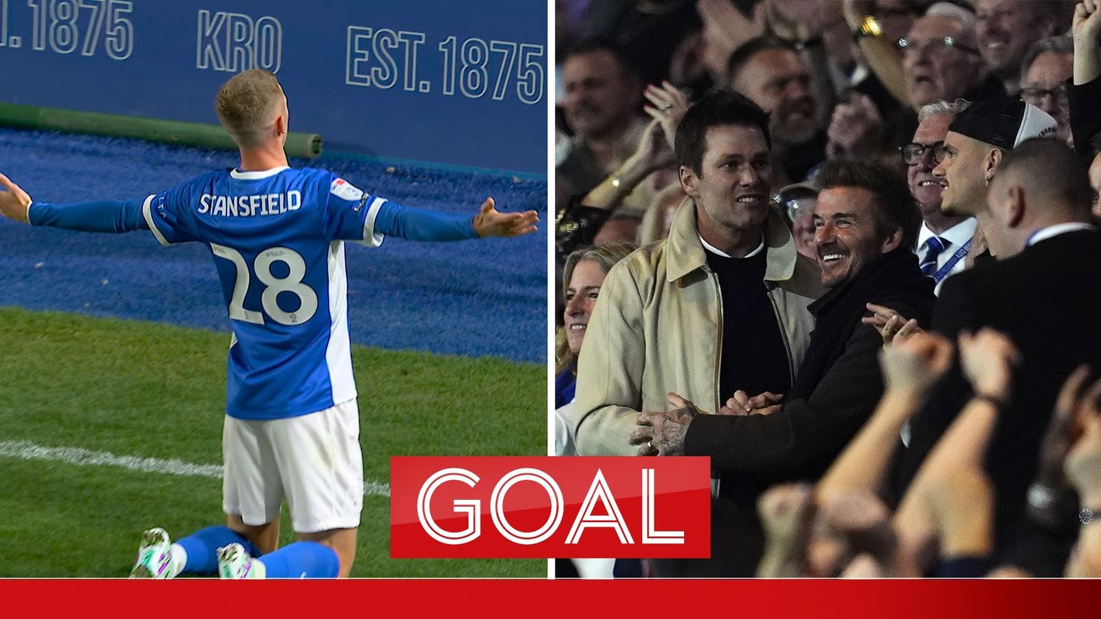 Birmingham 3-1 Wrexham: David Beckham and Tom Brady watch on as Jay ...