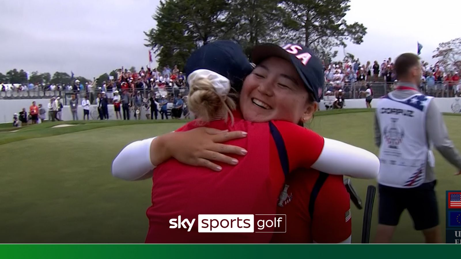 Solheim Cup 2024: Team USA lead Team Europe 3-1 after opening foursomes ...