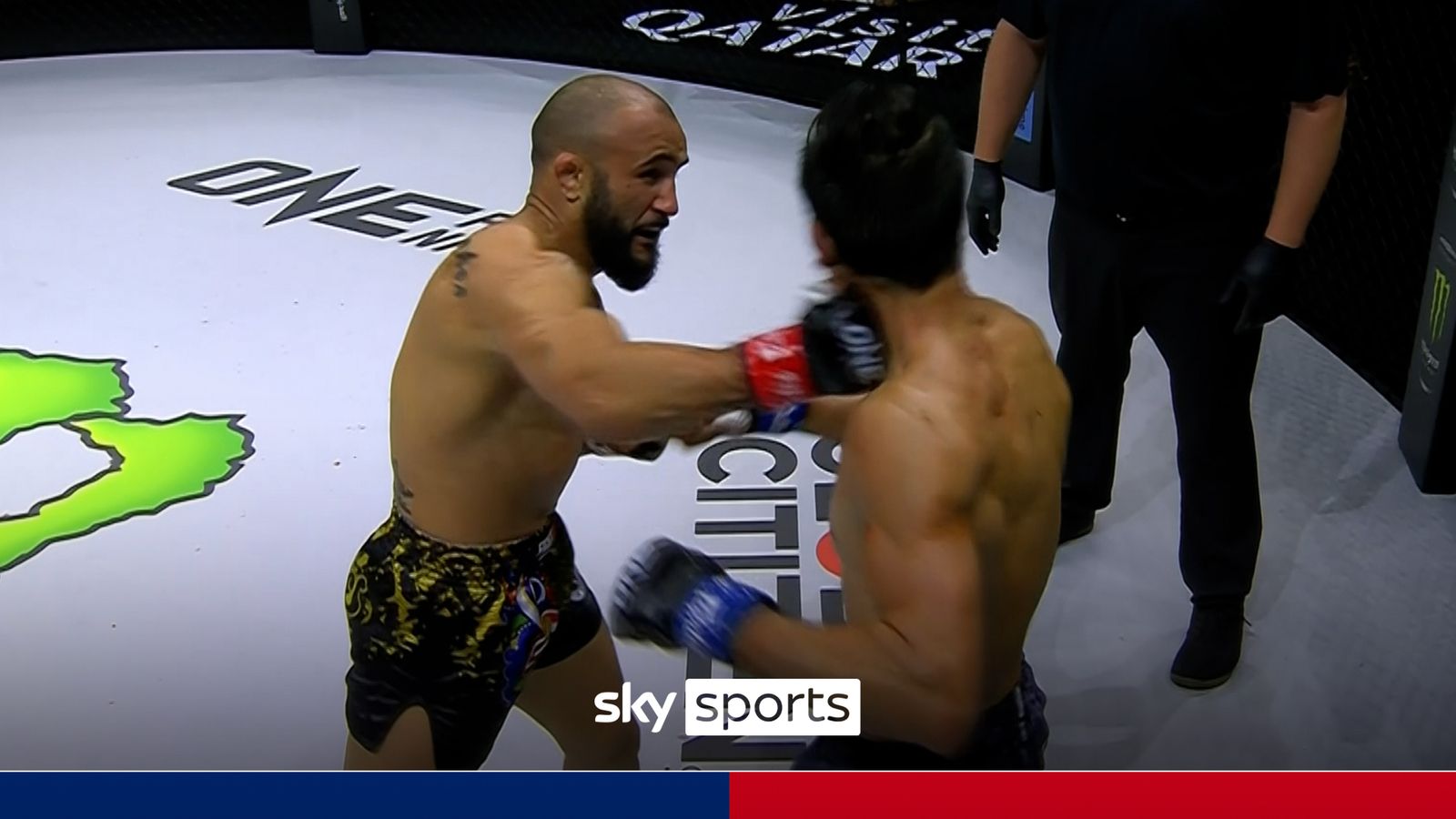 John Lineker celebrates knockout with slick dance moves at ONE 168 ...