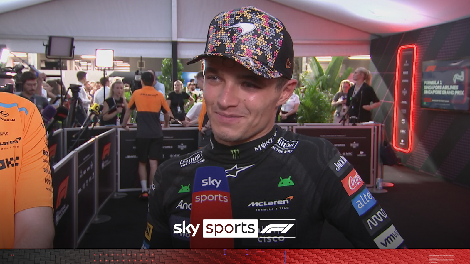 Lando Norris says chasing down Max Verstappen in F1's 2024 title race ...