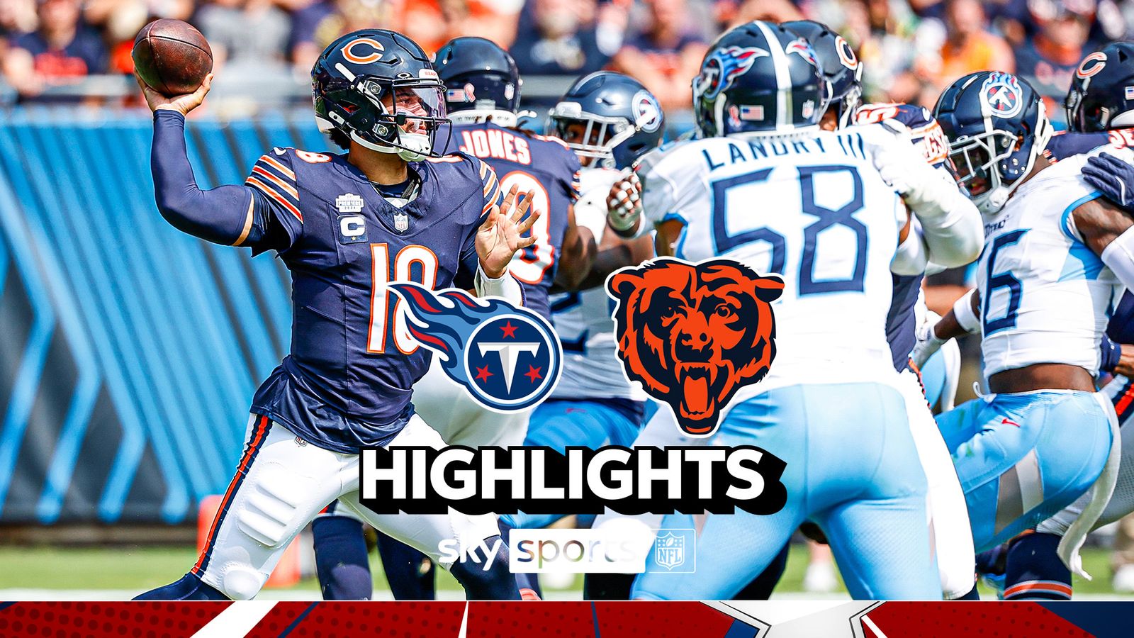 Tennessee Titans at Chicago Bears| NFL Week One highlights | NFL News ...