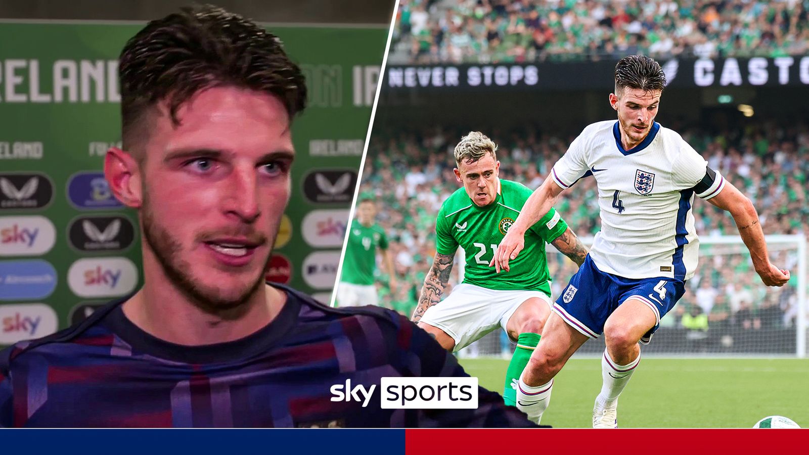 Declan Rice: I feel back to myself | 'Good to play the full 90 minutes ...