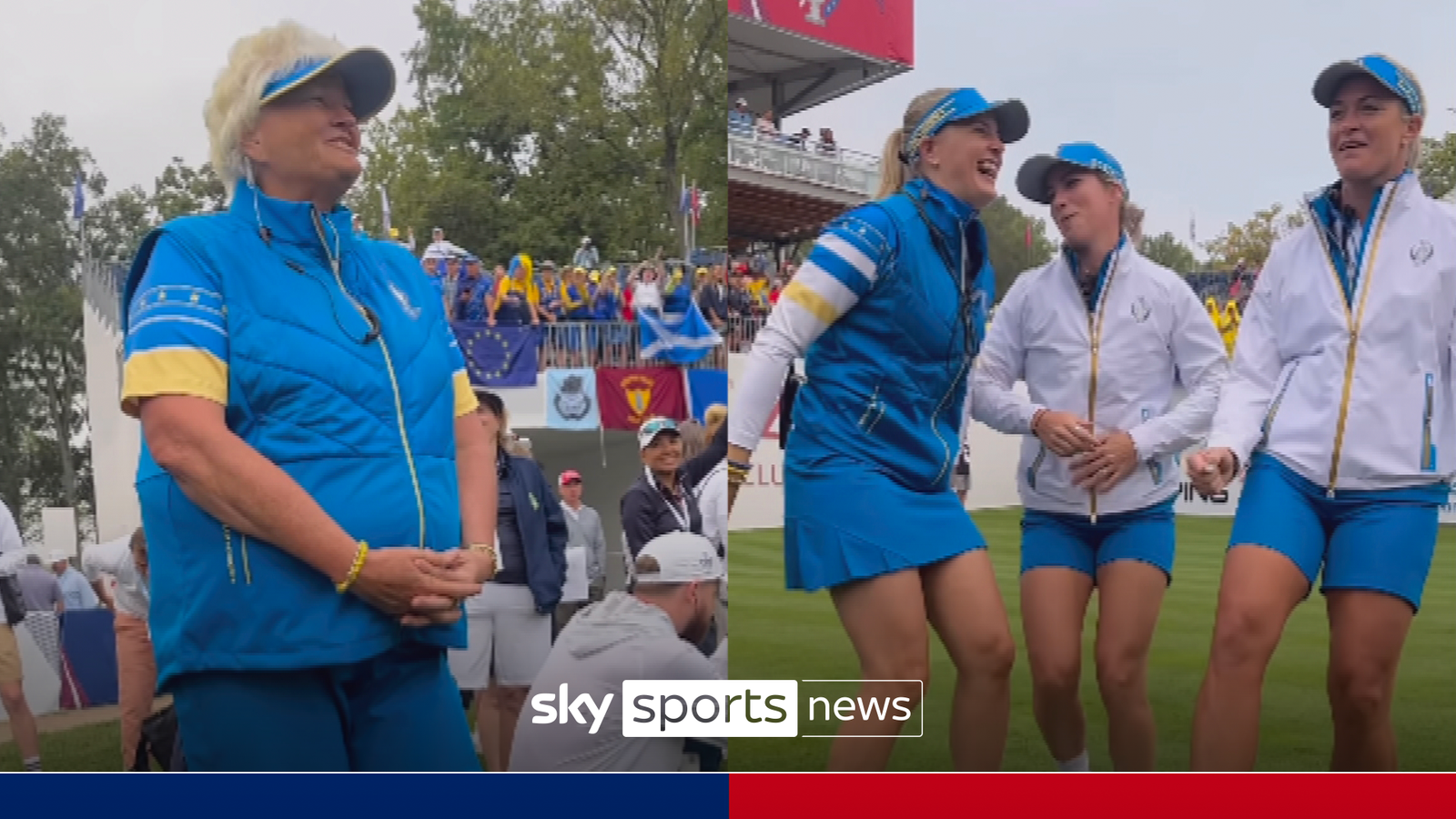 Solheim Cup: Team Europe dance before disaster in Virginia as Team USA ...