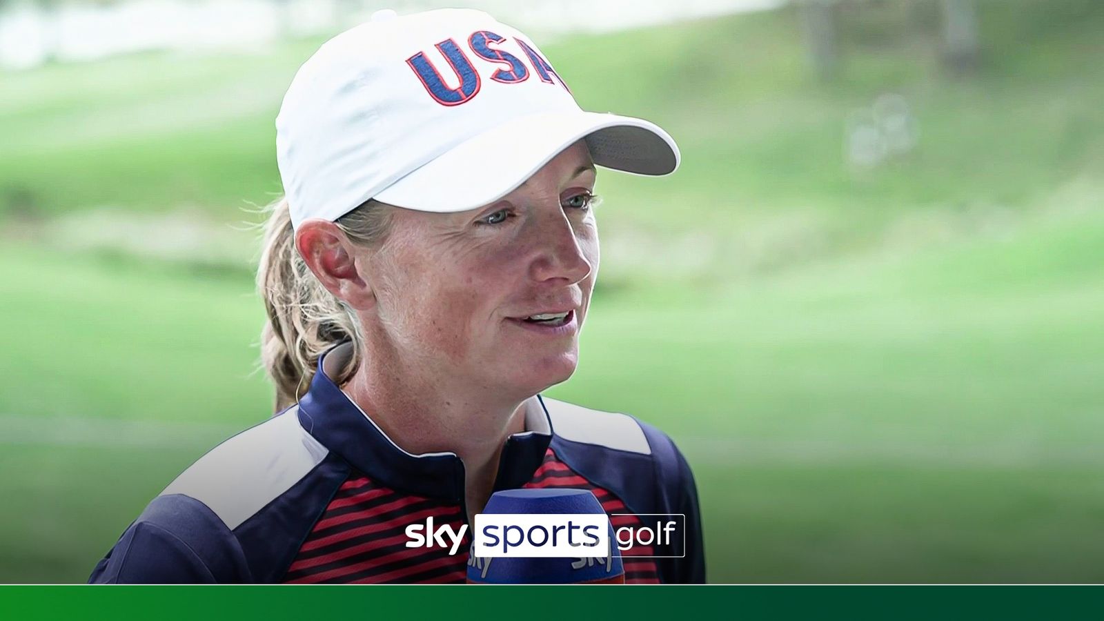 Stacy Lewis: We switched places as our range was too close to Europe ...