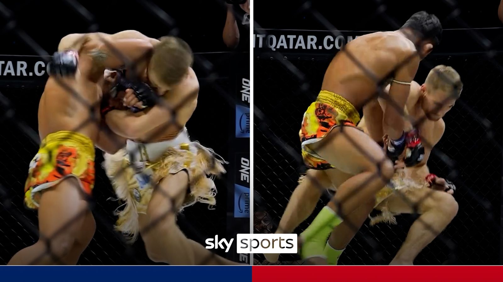 Cage side view of Superlek's 49-second KO of Jonathan Haggerty | WWE News | Sky Sports