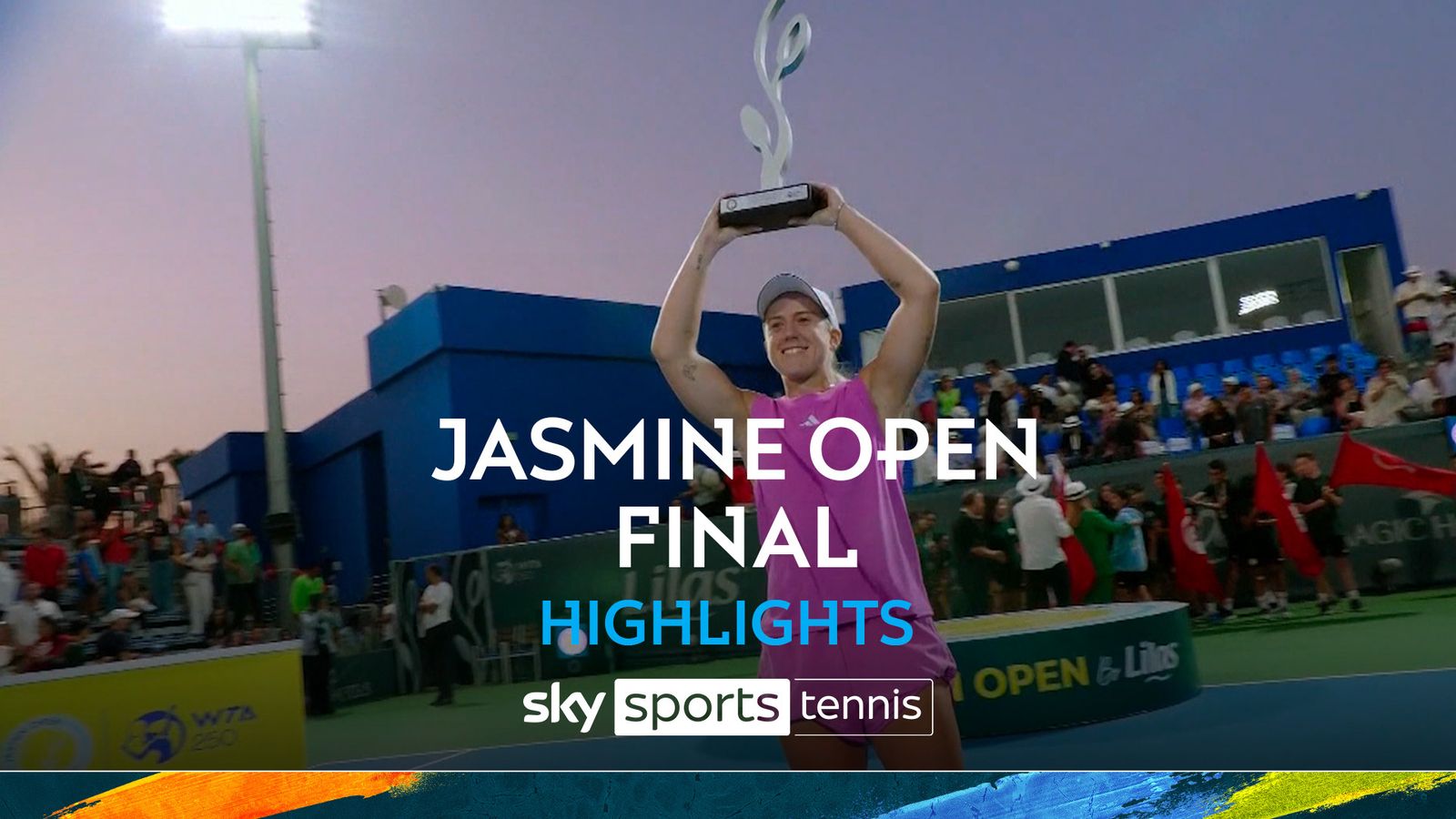 Sonay Kartal wins first career WTA Tour title at Jasmin Open in Tunisia | Tennis News | Sky Sports