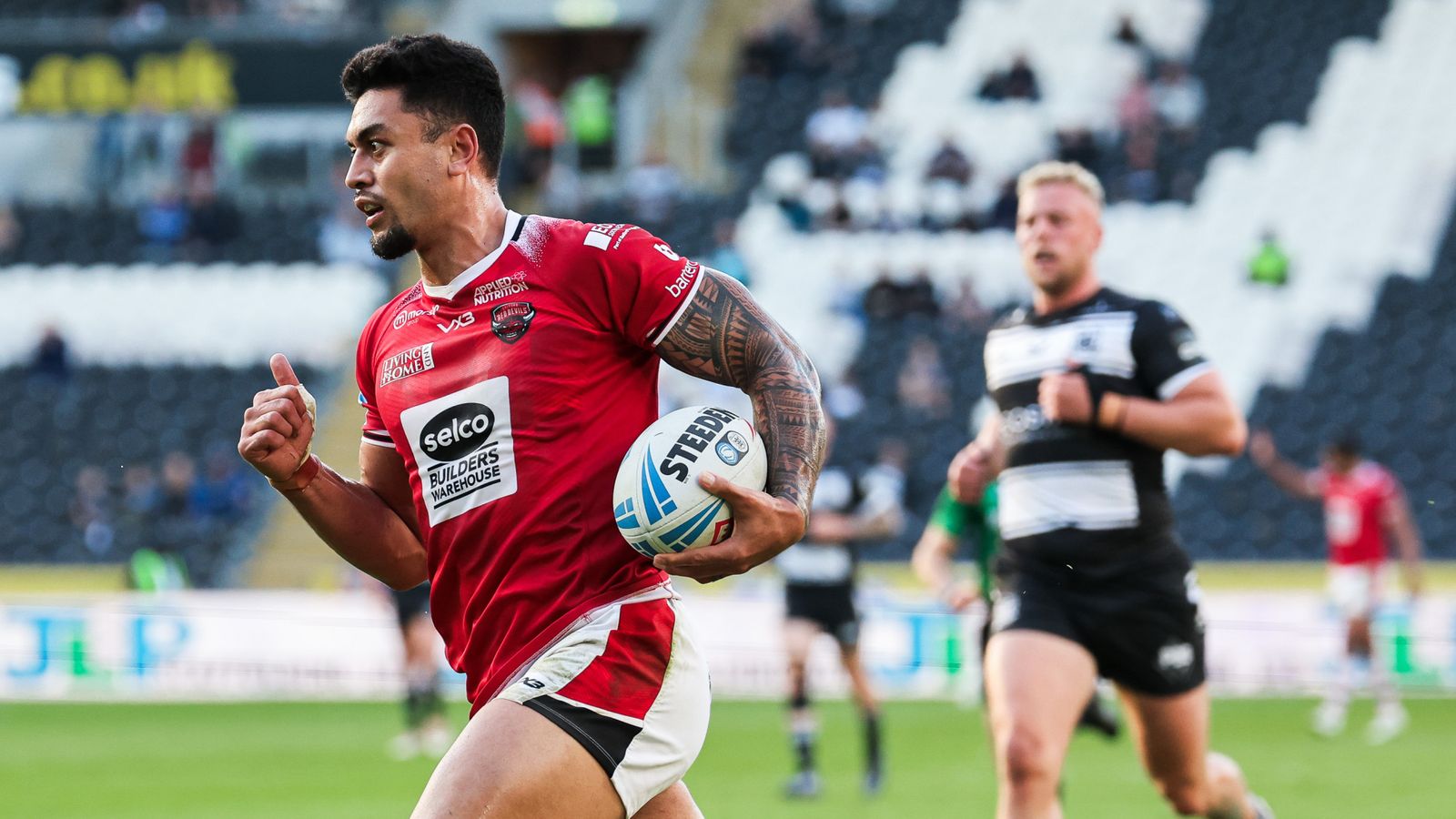 Hull FC 4-58 Salford: Red Devils confirm play-off spot with thumping 10 ...