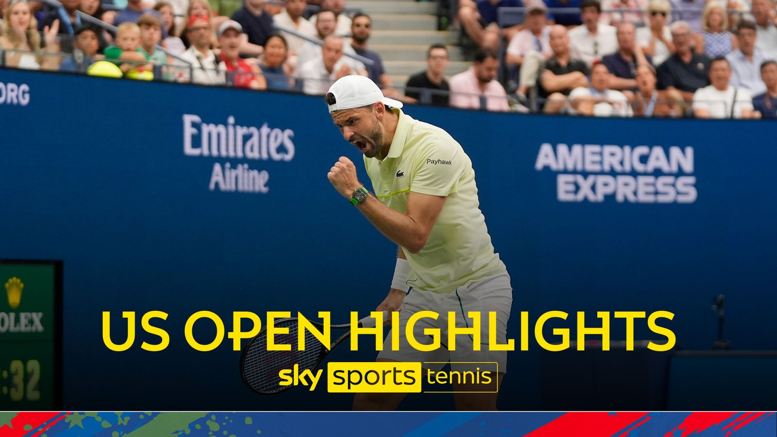 Andrey Rublev vs Grigor Dimitrov | US Open highlights | Tennis News ...