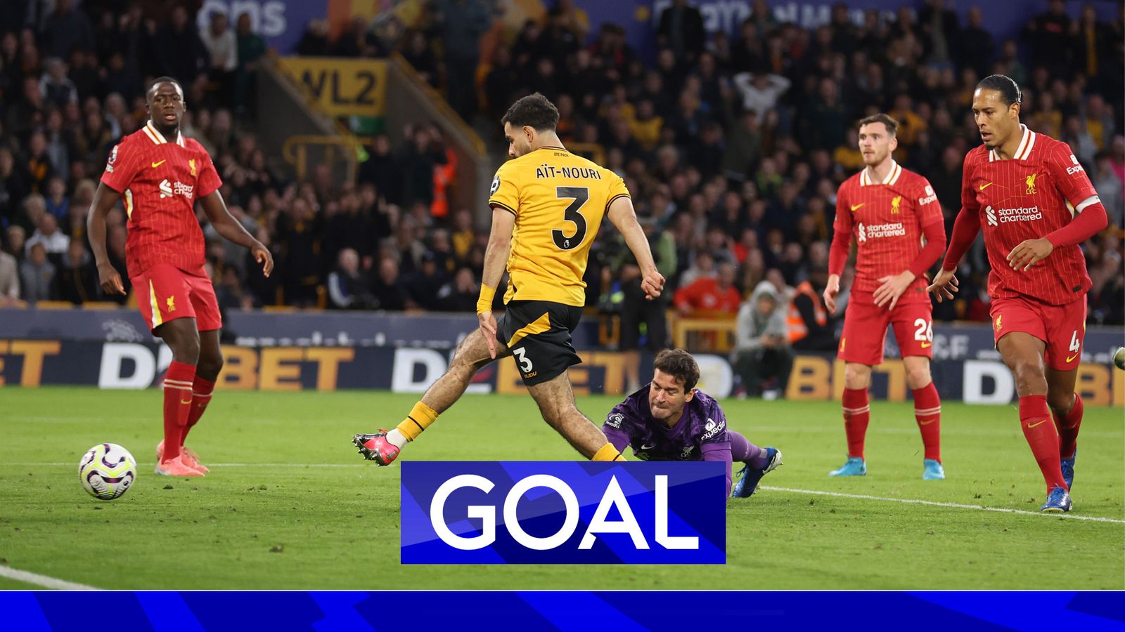 Wolves 1 - 2 Liverpool - Match Report & Highlights