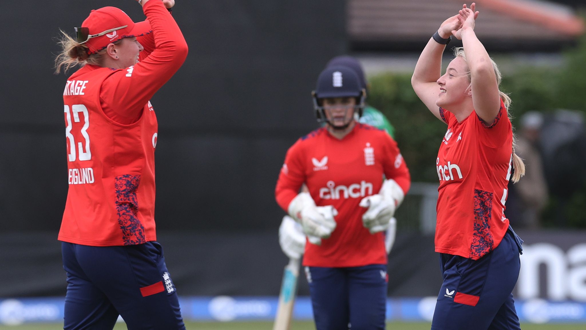 Ireland vs England: Bryony Smith and Mady Villiers set tone as tourists ...