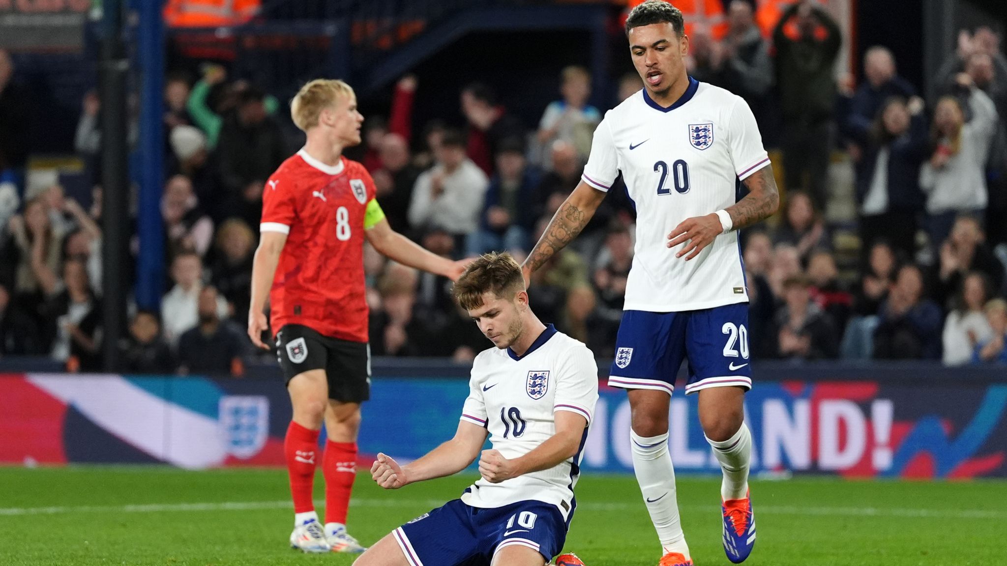 England U21 4 - 1 Austria U21 - Match Report & Highlights