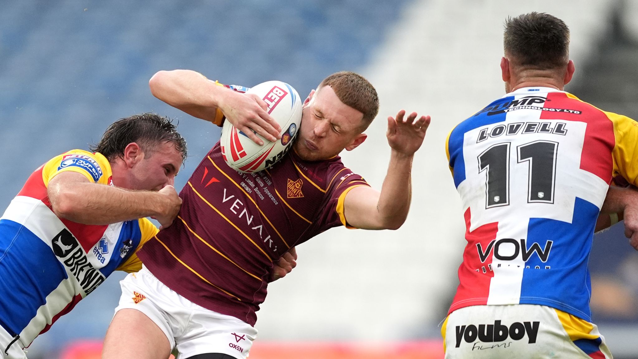 Super League: Huddersfield Giants beat London Broncos 22-16 to give ...
