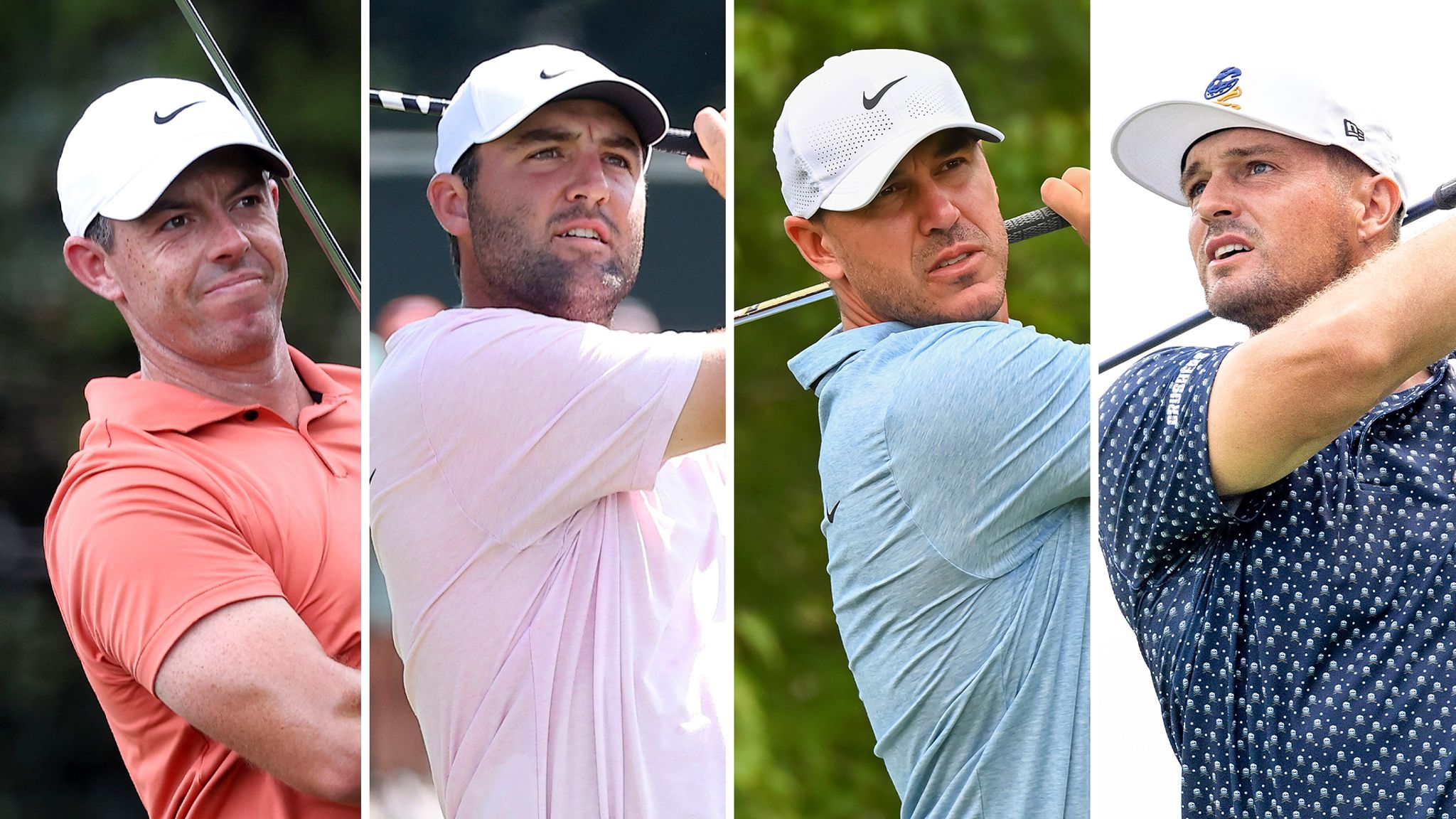 Rory McIlroy, Scottie Scheffler to face LIV Golf stars Brooks Koepka, Bryson DeChambeau in ...