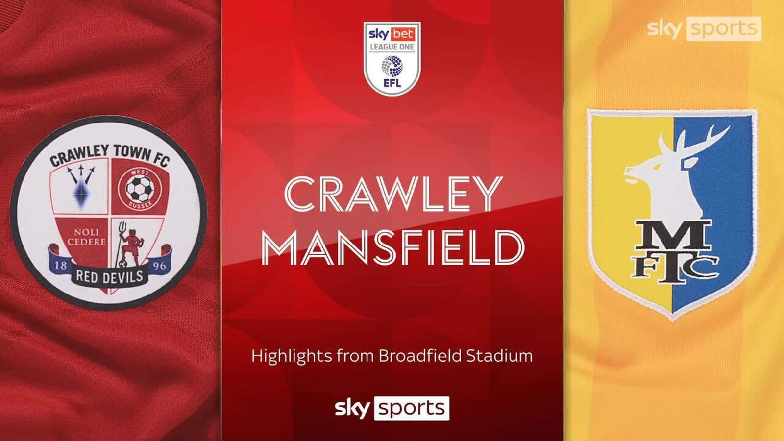 Crawley 0-2 Mansfield | Football News | Sky Sports