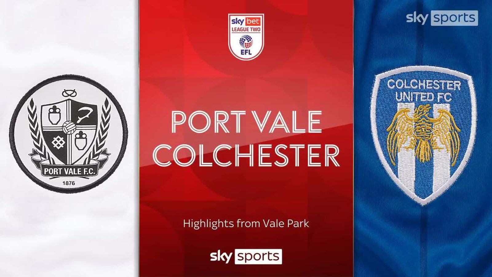Port Vale 1-1 Colchester | Football News | Sky Sports