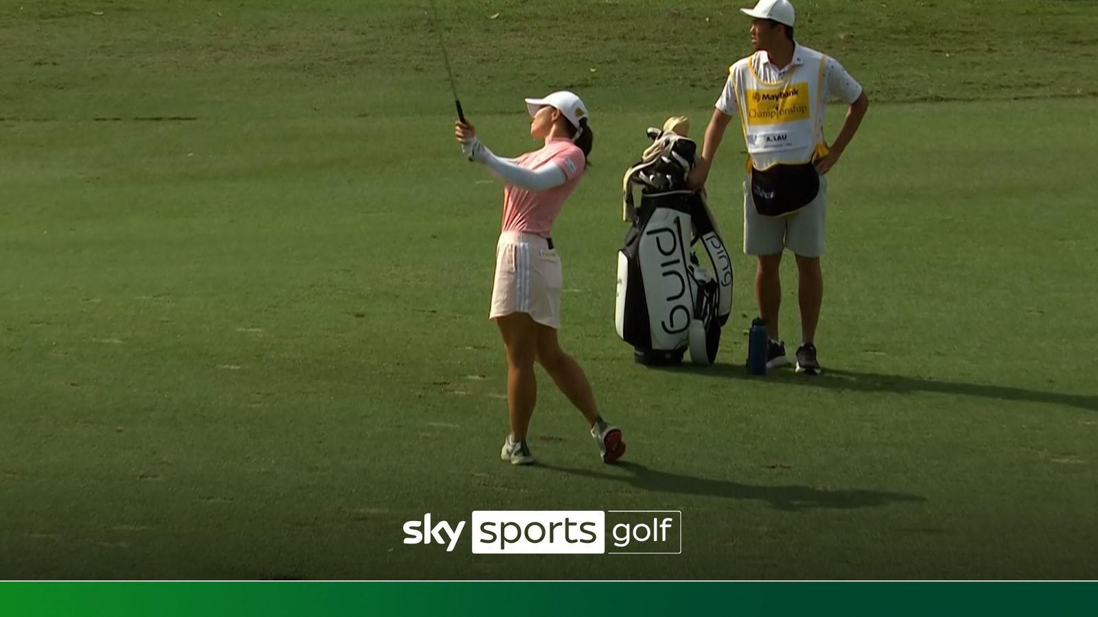 Ashley Lau SO CLOSE to eagle, but hits flag! | 'That's so unfair ...