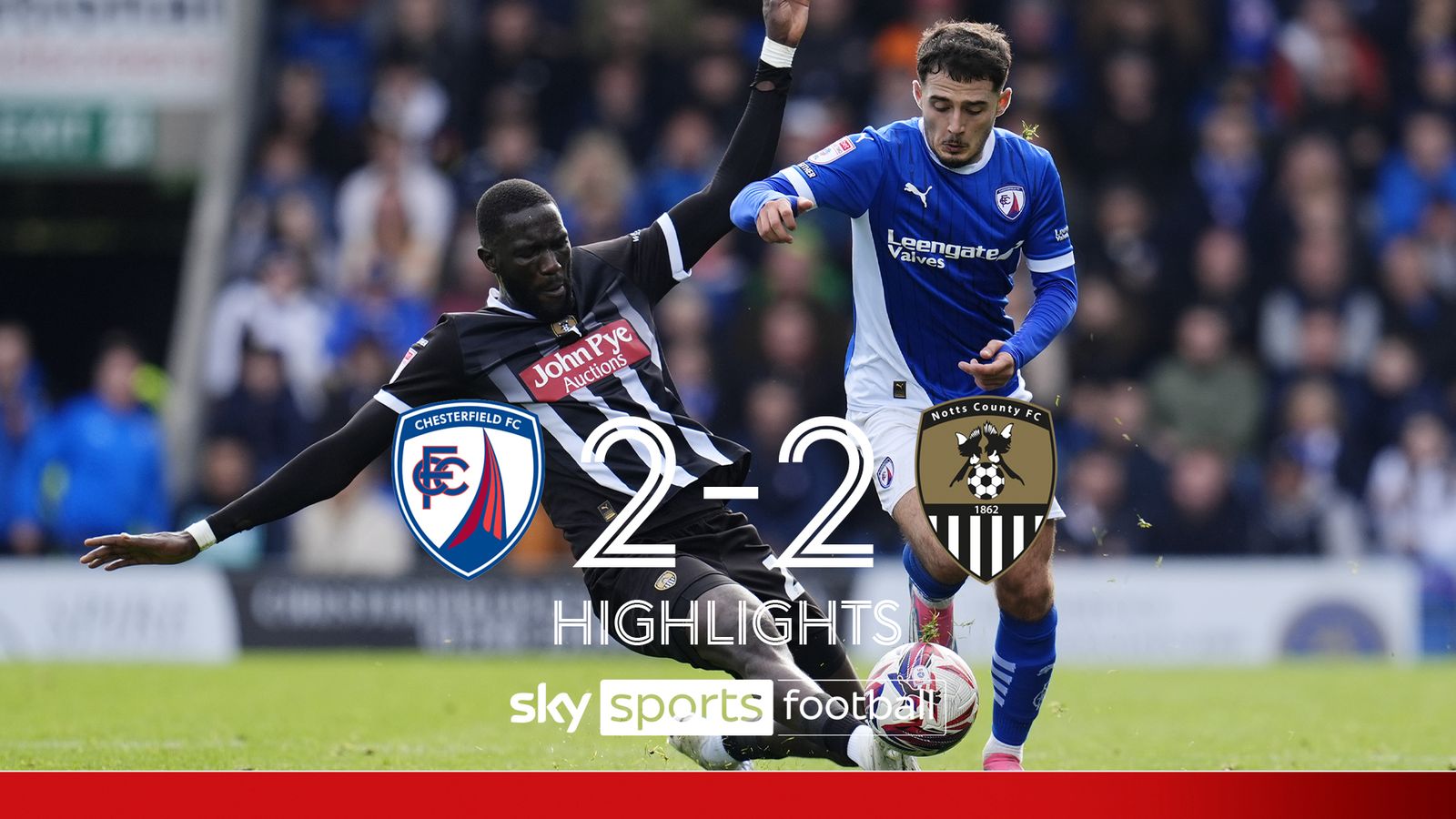 Chesterfield 2-2 Notts County | Football News | Sky Sports