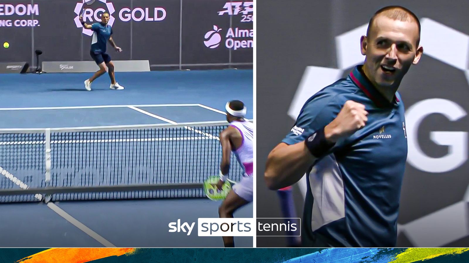 Dan Evans loses to Frances Tiafoe in Almaty as Katie Boulter knocked ...