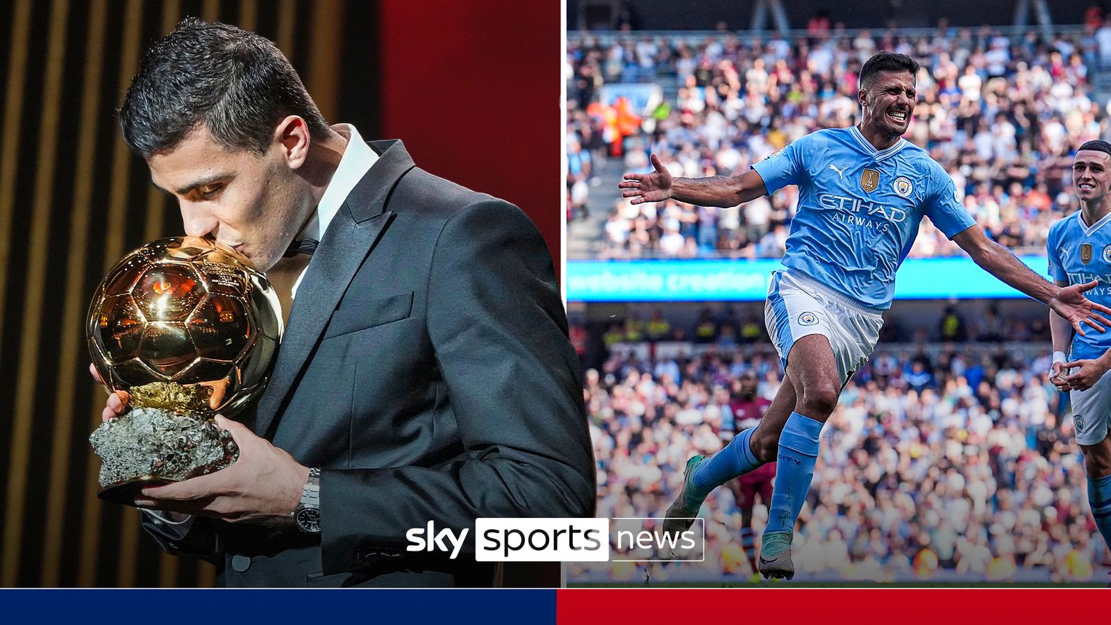 Manchester City's Rodri's best bits from Premier League 23/24 season ...