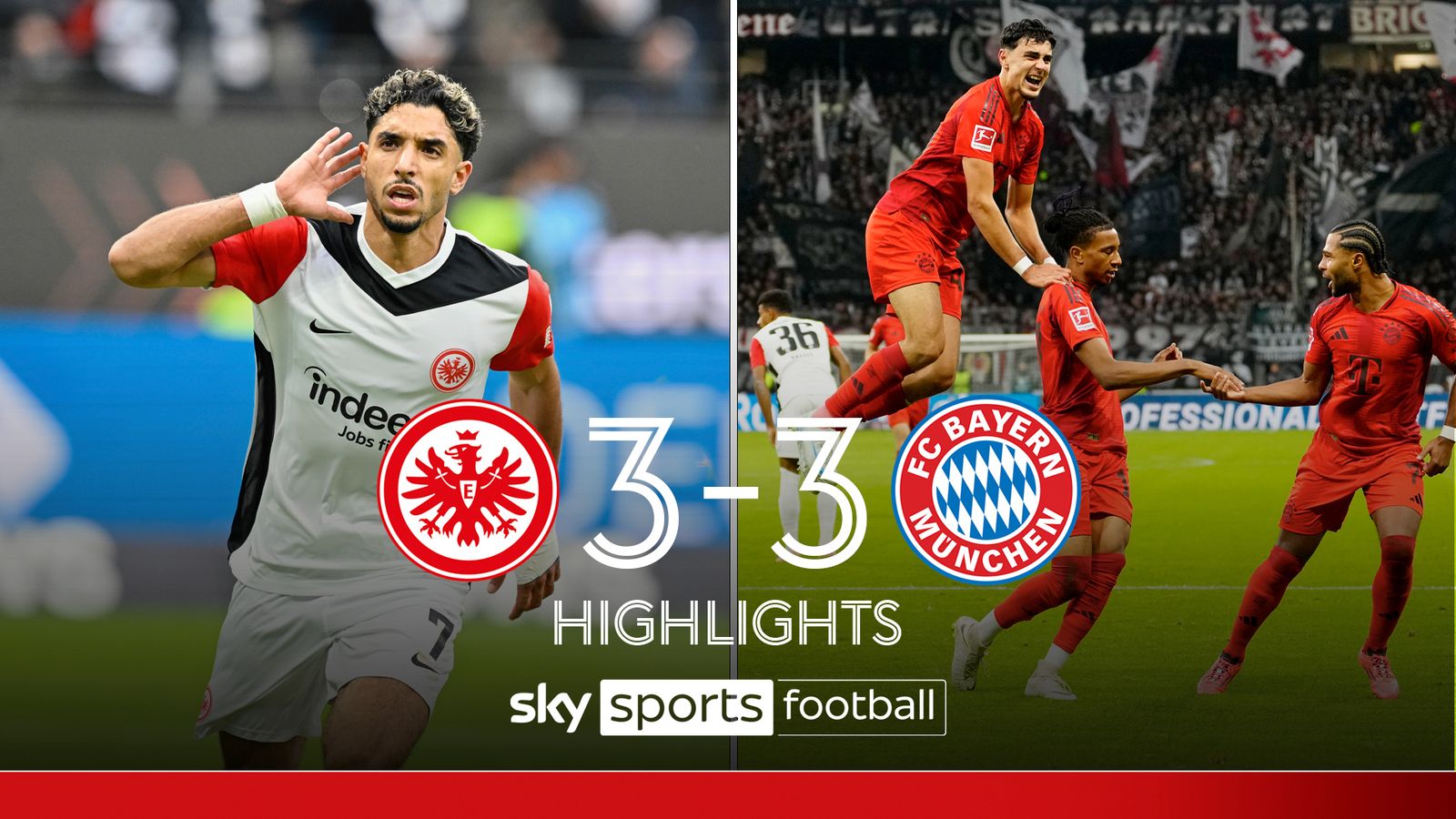 Eintracht Frankfurt 3-3 Bayern Munich | Bundesliga highlights ...