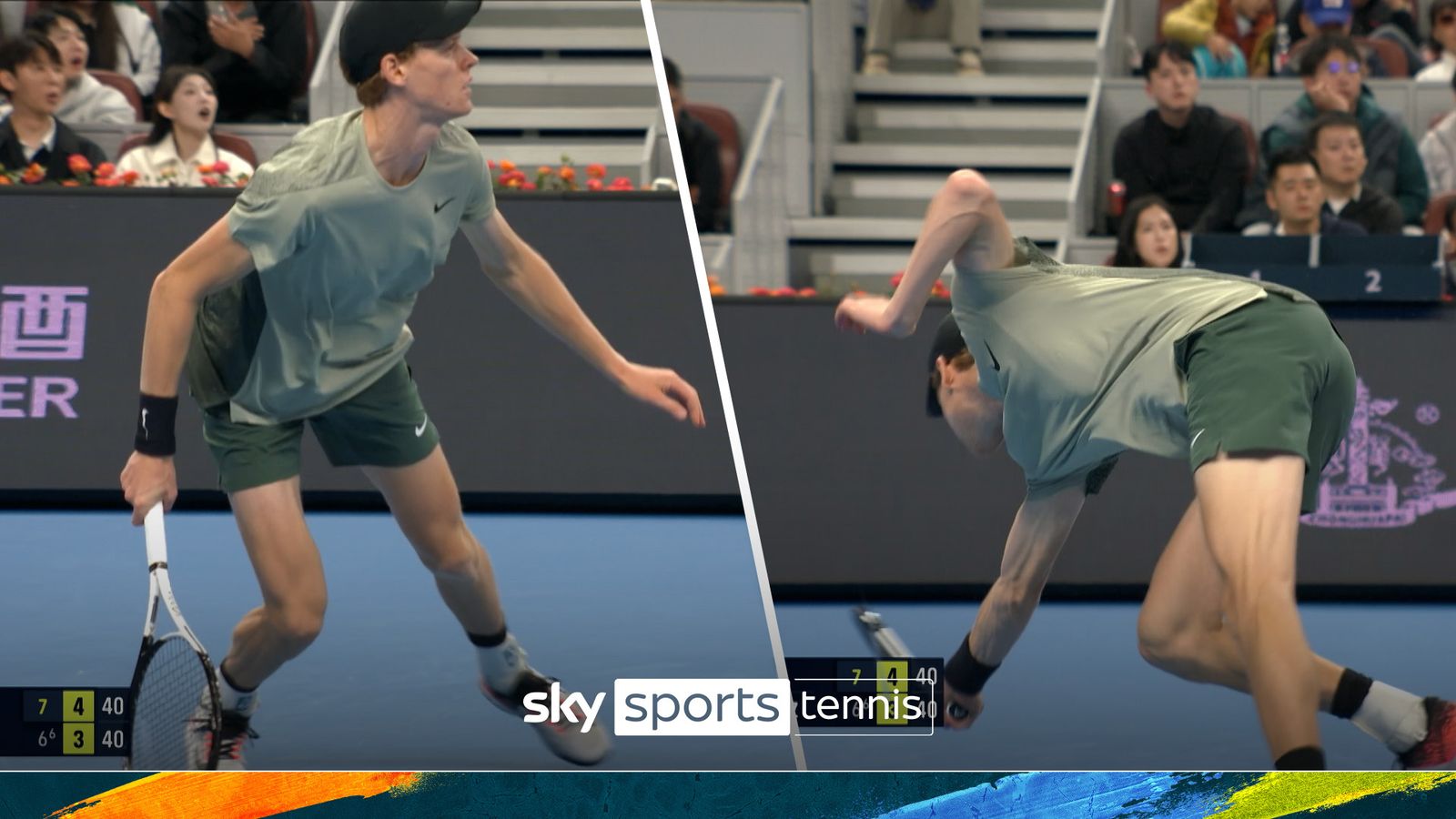 Jannik Sinner shows unreal defence against Carlos Alcaraz in epic China Open final | Tennis News ...