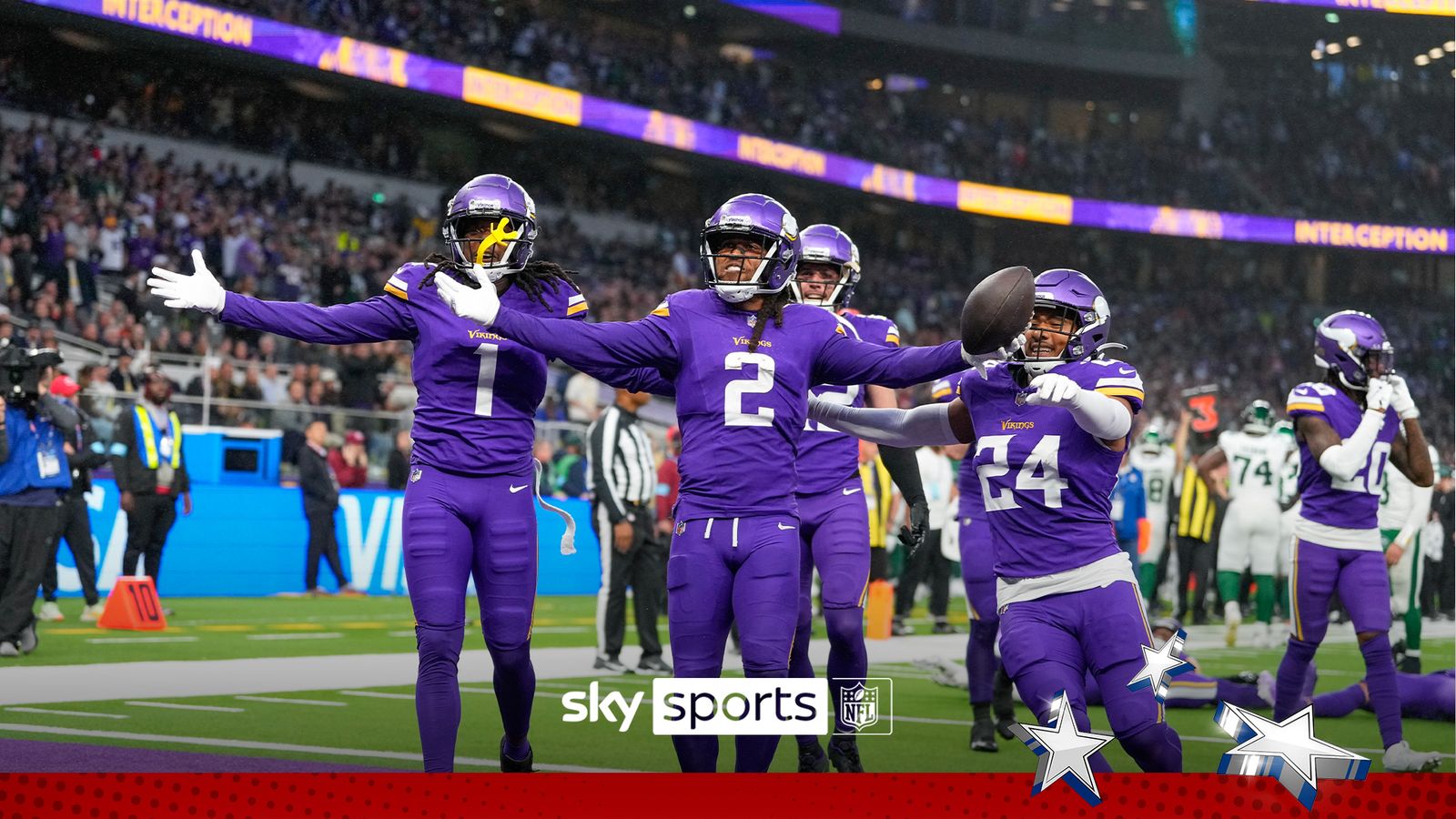 NFL 2024 London games: Minnesota Vikings beat Aaron Rodgers' New York Jets to stay perfect at ...