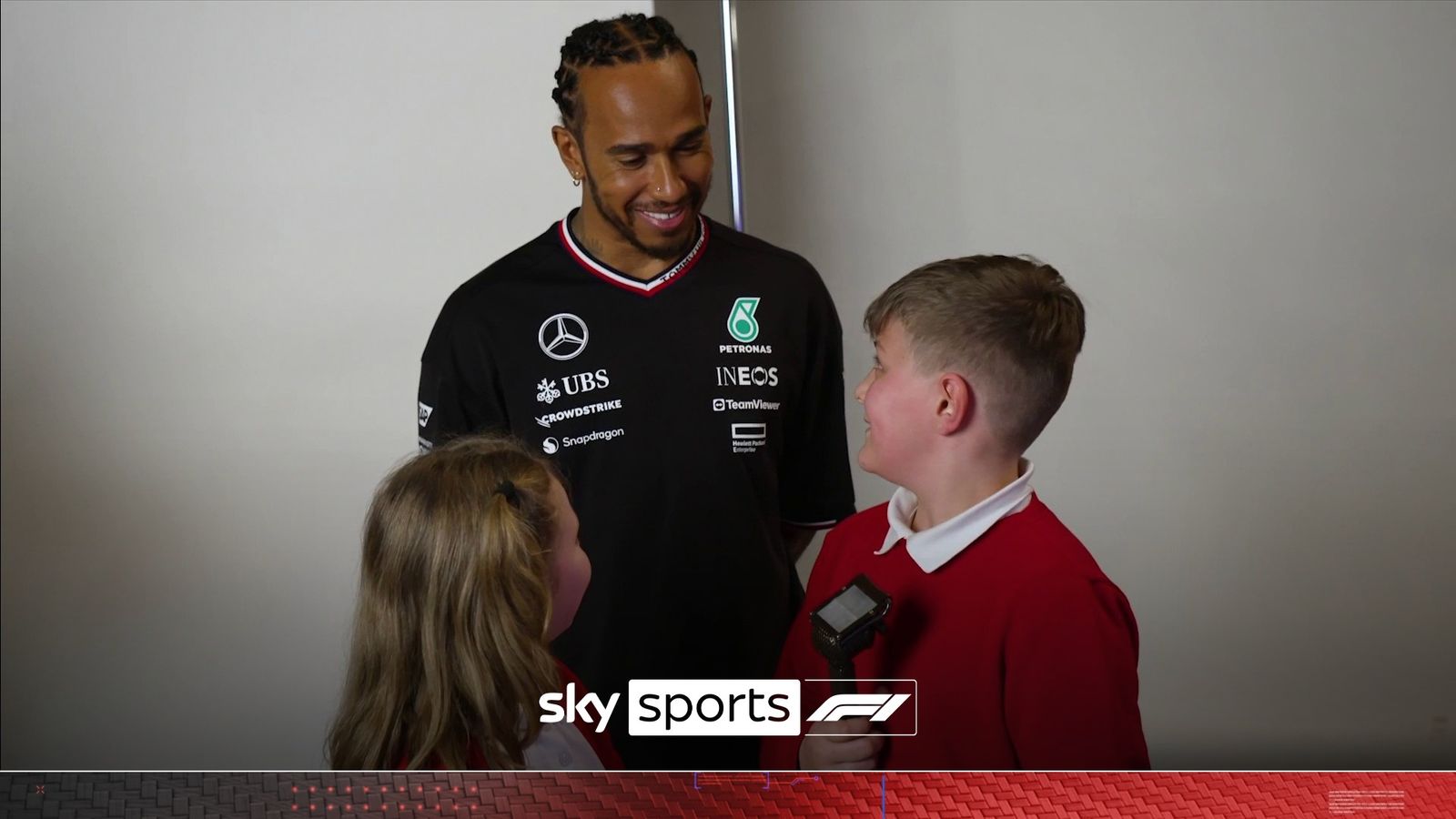The brilliant moment Lewis Hamilton surprises young commentators! | F1 ...