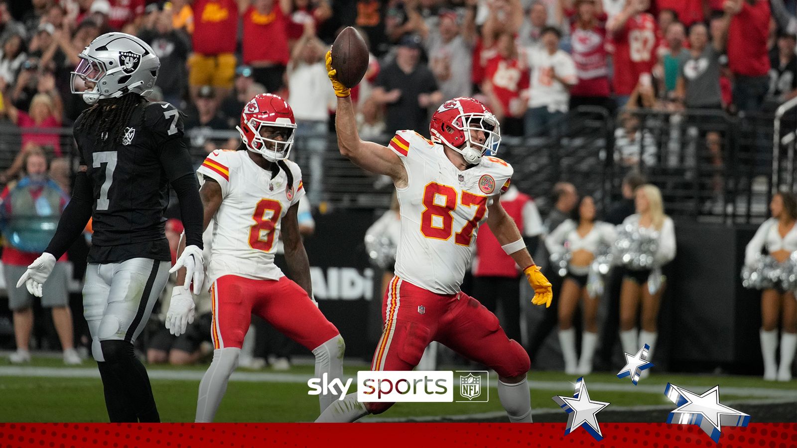Patrick Mahomes finds Travis Kelce for first touchdown of the season! | NFL News | Sky Sports