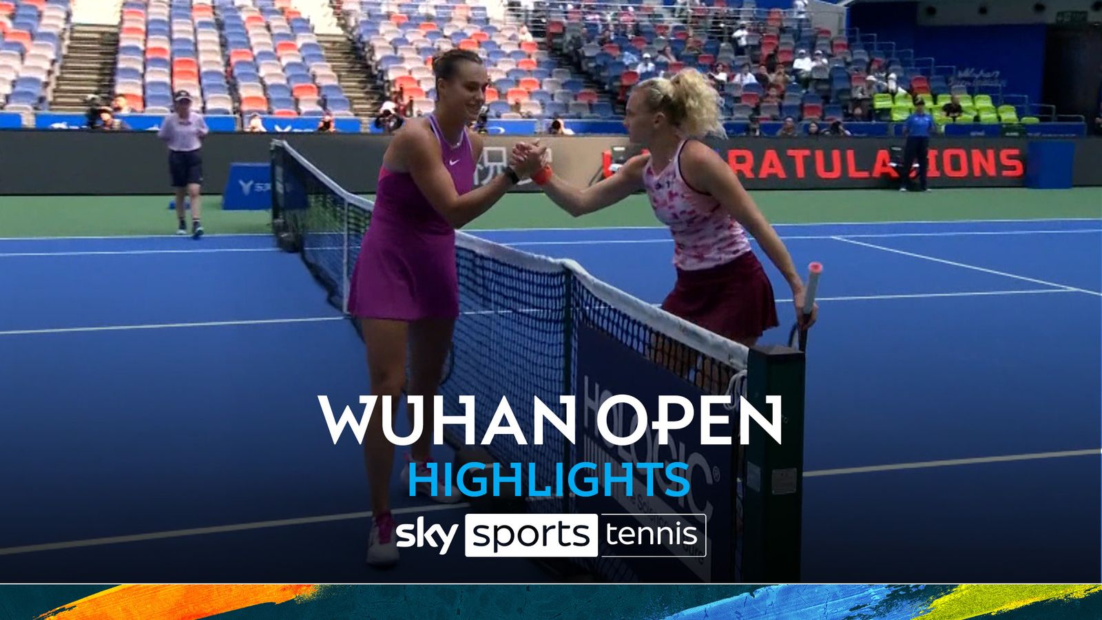 Aryna Sabalenka vs Katerina Siniakova | Wuhan Open highlights | Tennis ...