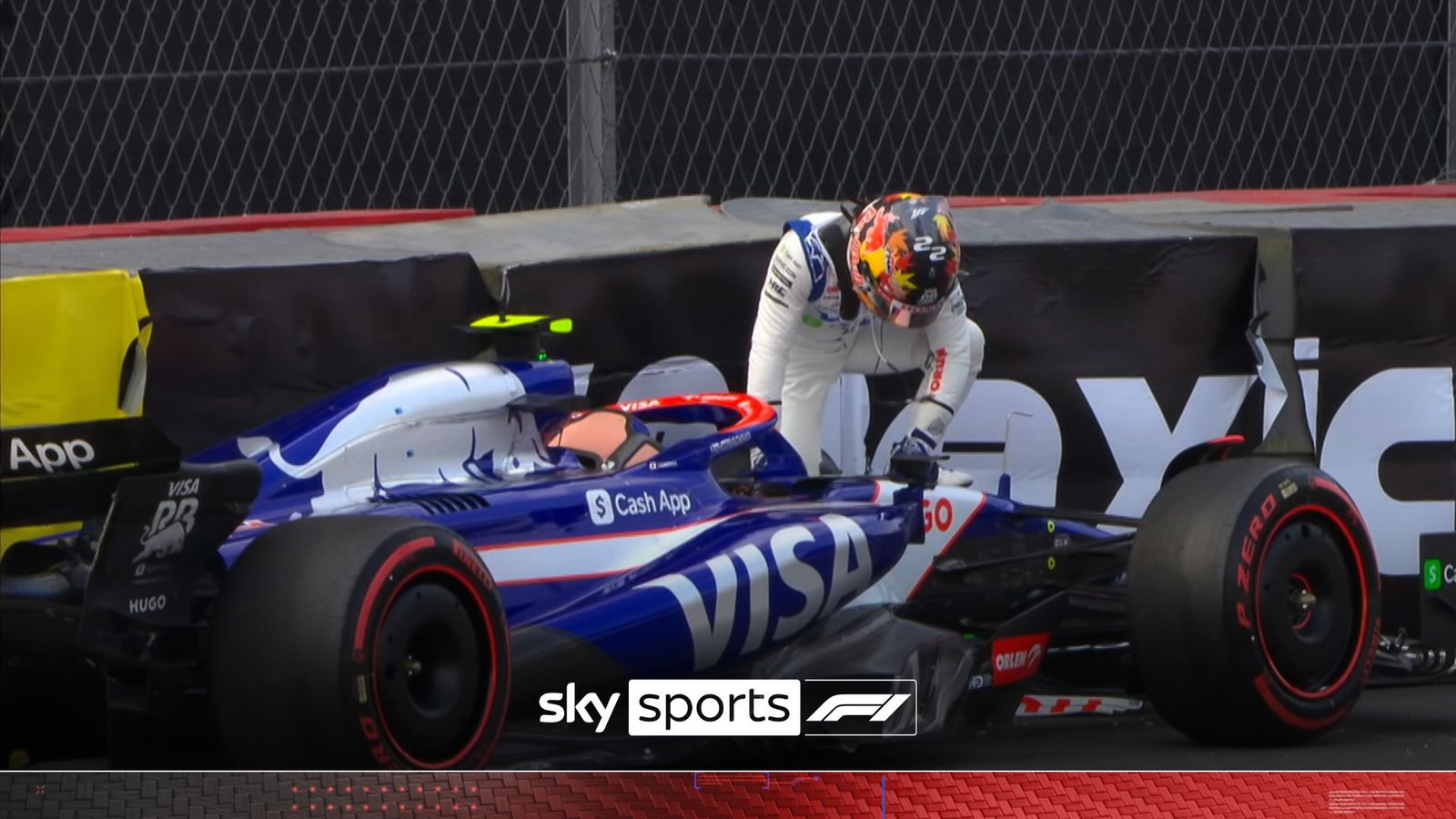 Mexico City GP: Yuki Tsunoda crash eliminates both Visa Cash App RB ...