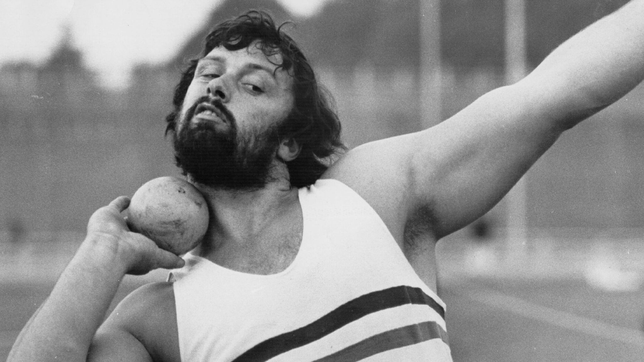 Geoff Capes, British shot put record holder and two-time World's ...