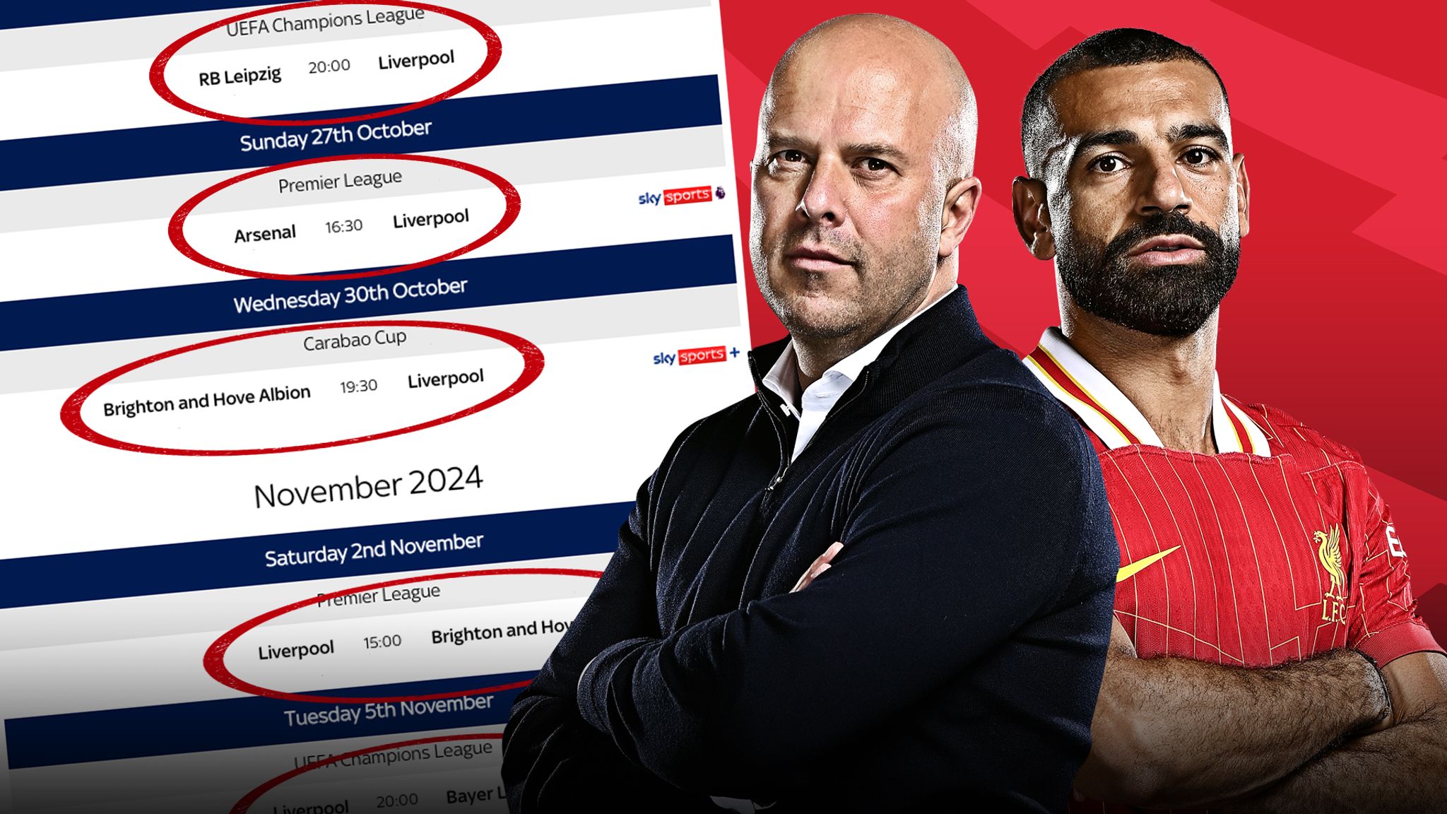 Arne Slot: The horror run of fixtures in three competitions that will ...