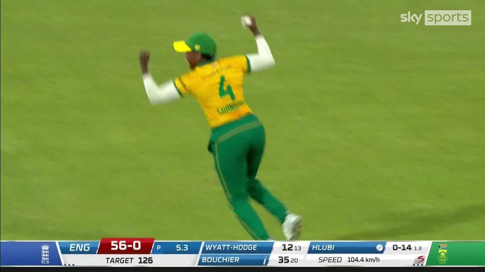 South Africa vs England: Nondumiso Shangase produces special catch to ...