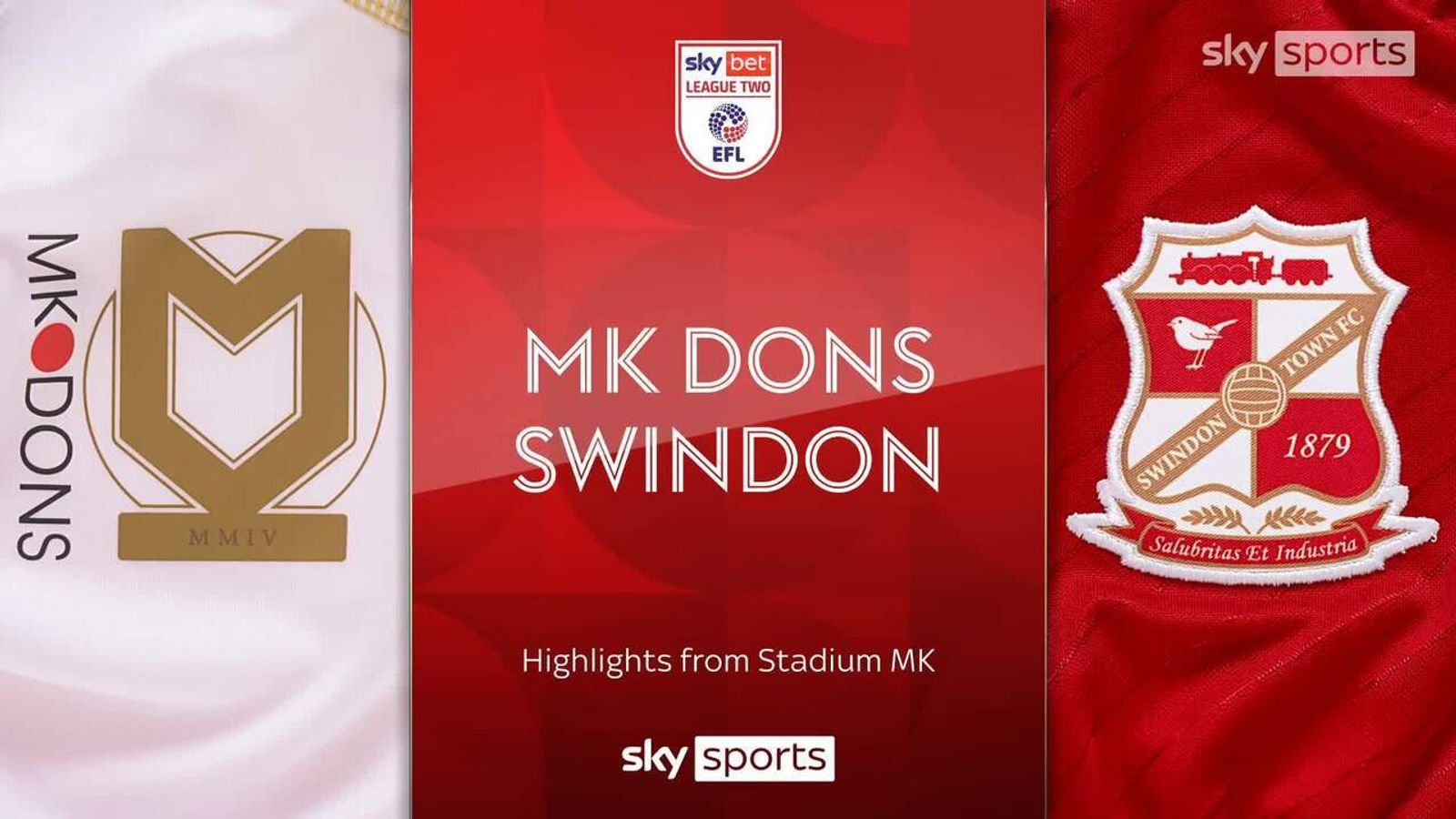 MK Dons 3 - 1 Swindon - Match Report & Highlights