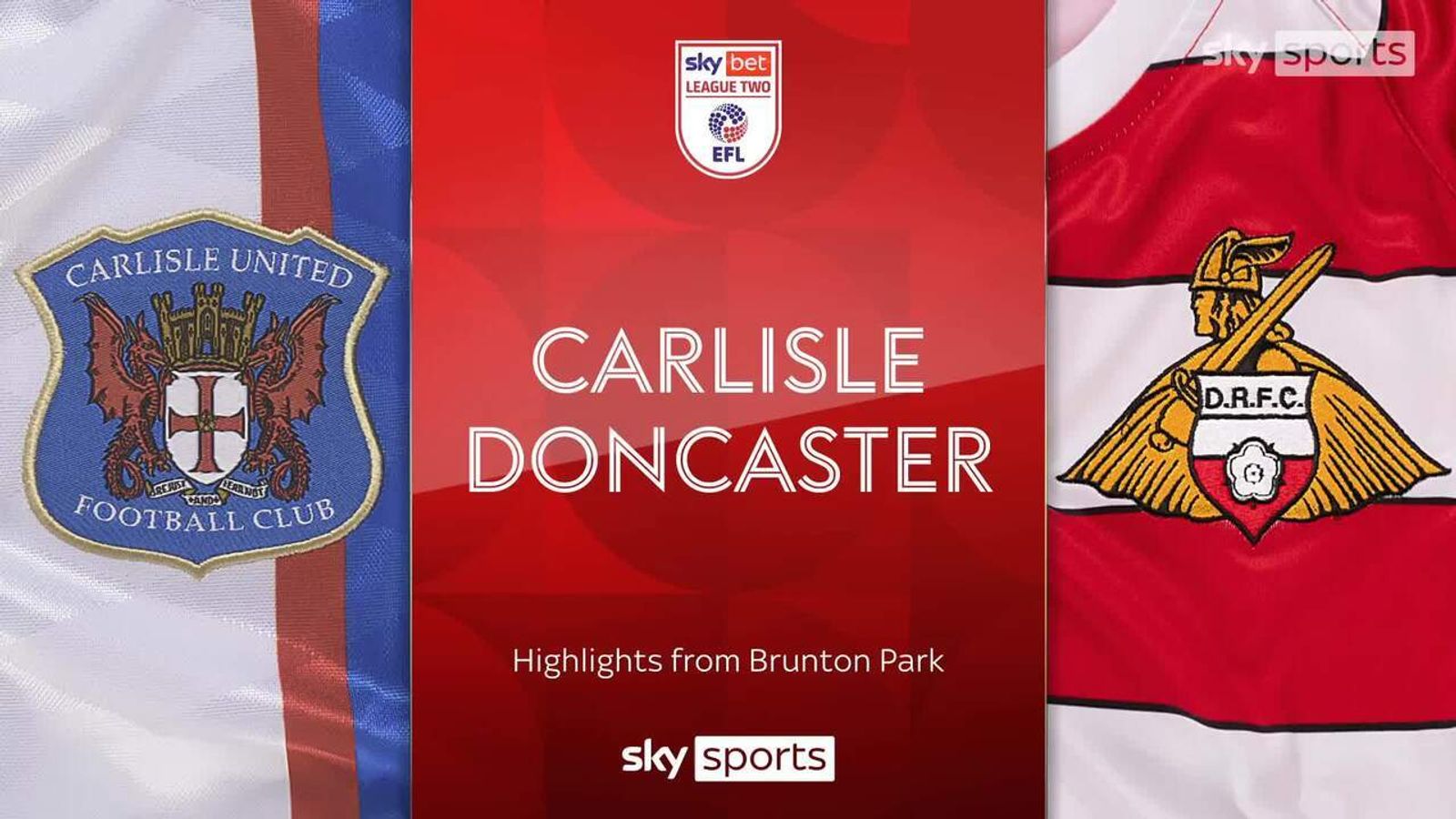 Carlisle 0 - 0 Doncaster - Match Report & Highlights