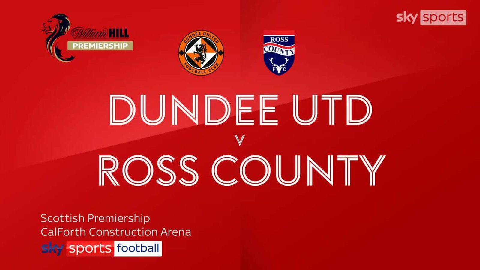 Dundee Utd 3-0 Ross County: Luca Stephenson, Sam Dalby and Owen Stirton ...