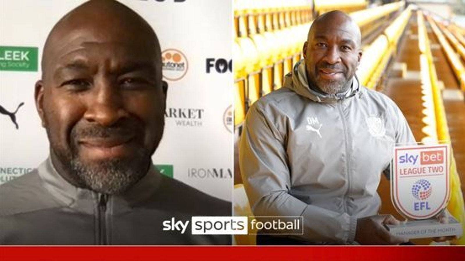 Darren Moore interview: Port Vale boss on picking up awards from ...