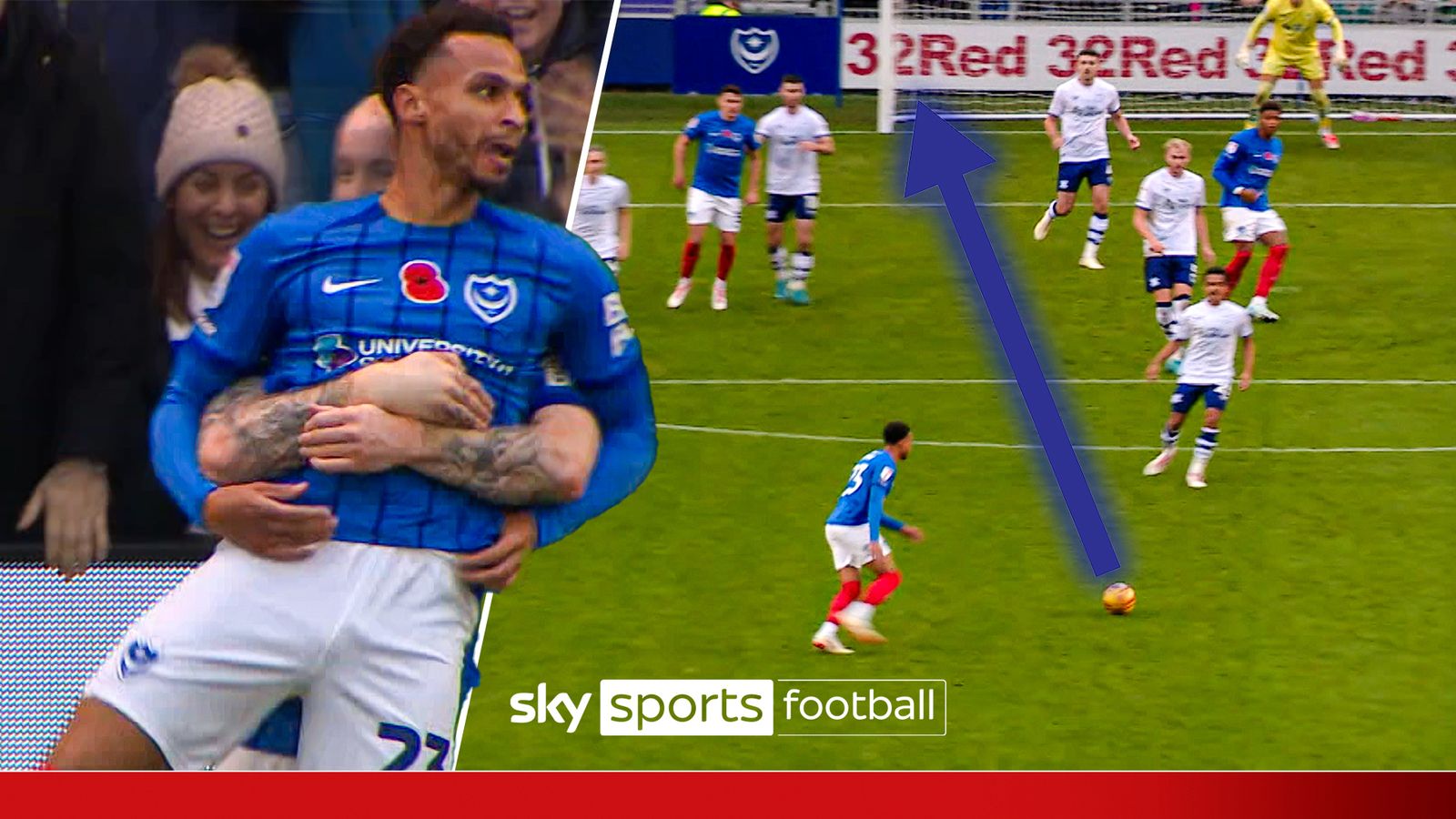 Portsmouth 3 - 1 Preston - Match Report & Highlights