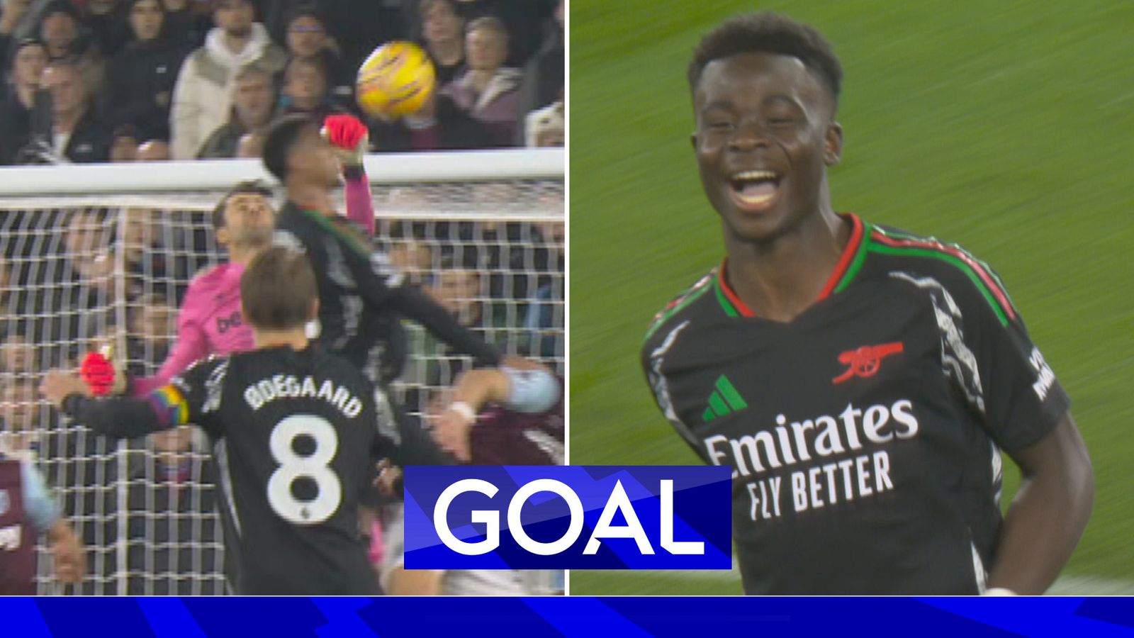 West Ham vs Arsenal: Bukayo Saka slots home pen to give Arsenal their ...