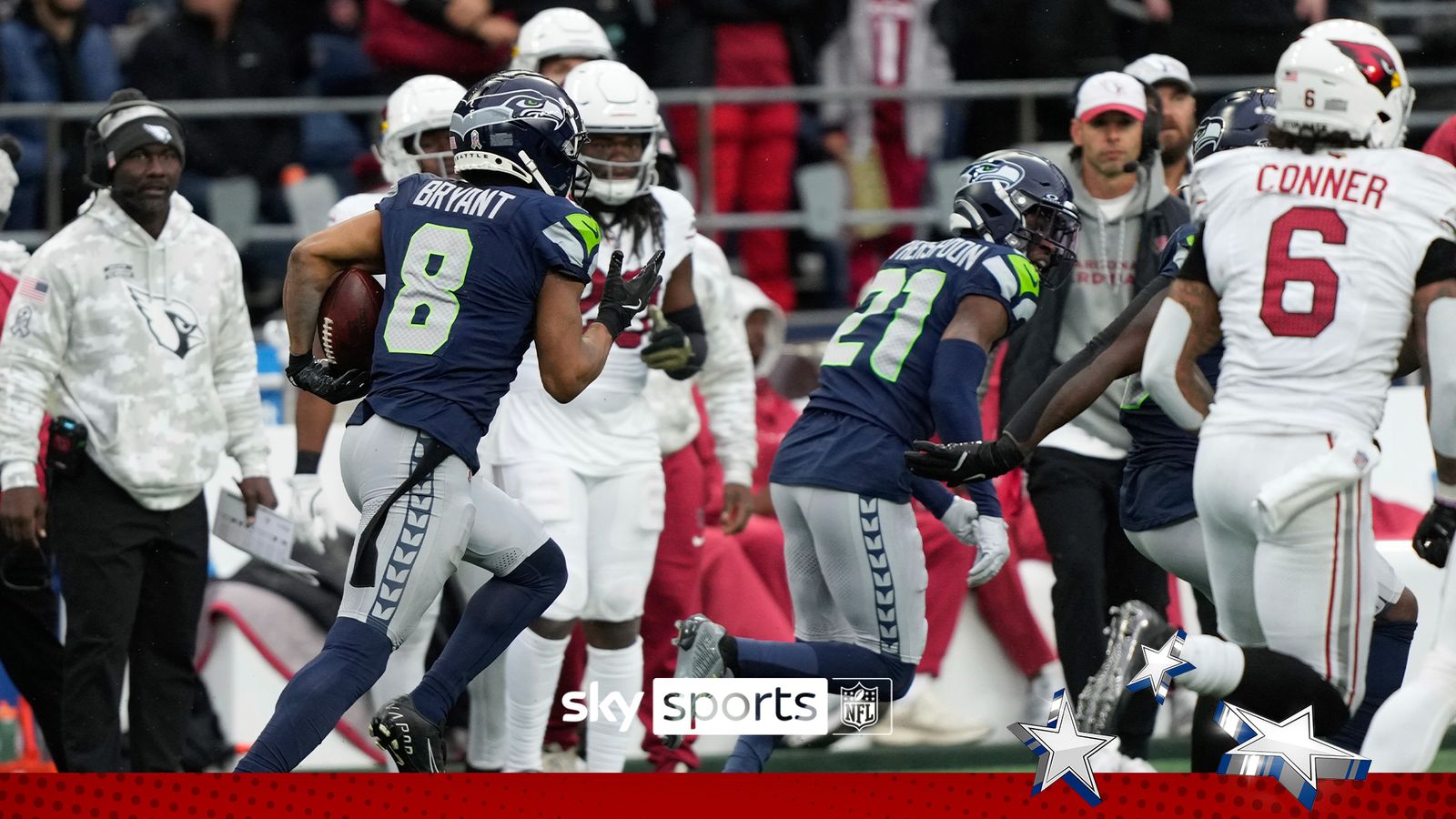 Coby Bryant intercepts Kyler Murray for 69-yd pick-six TD! | NFL News ...