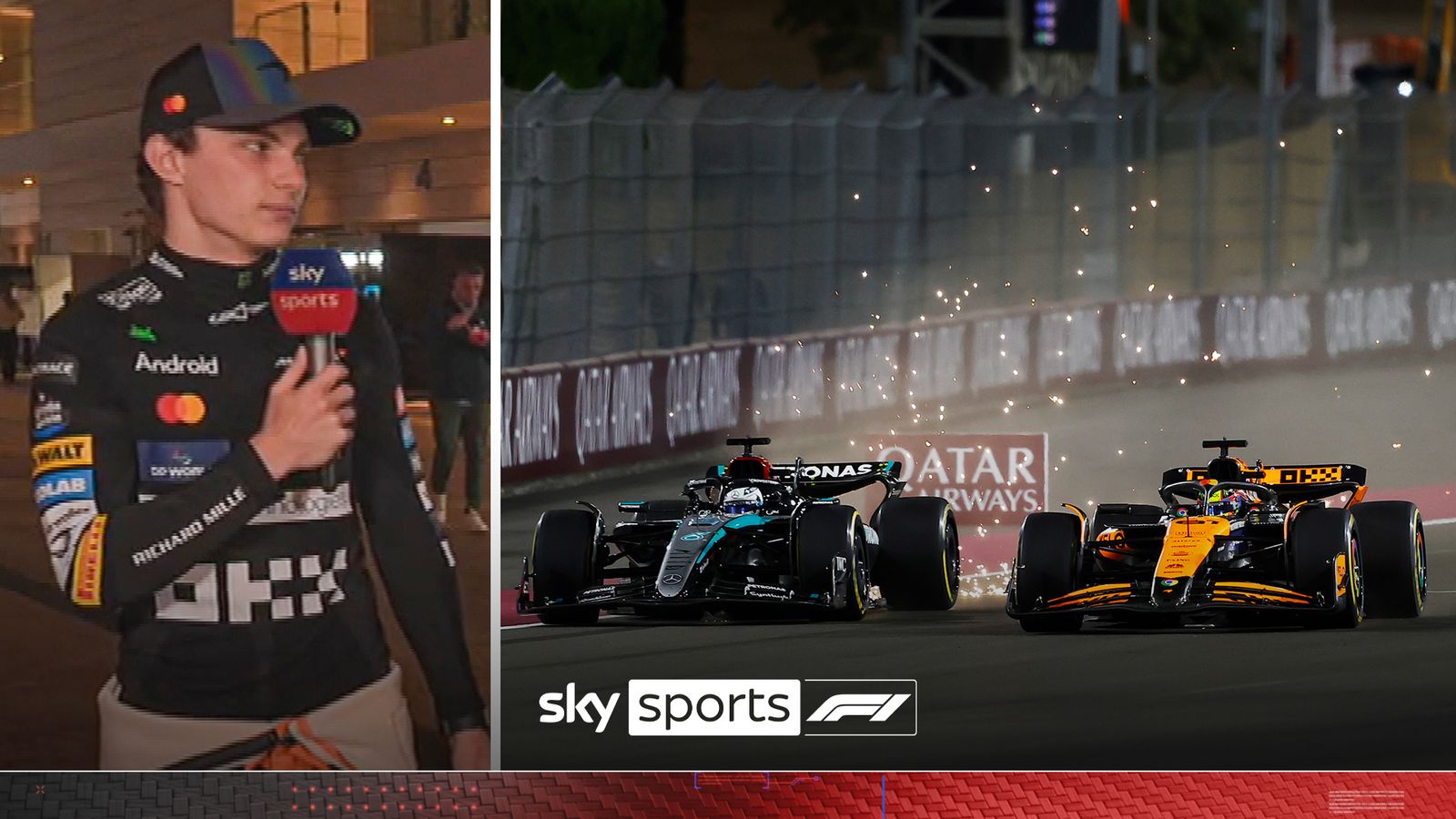 Qatar GP: Lando Norris explains decision to let Oscar Piastri win Sprint after late McLaren ...