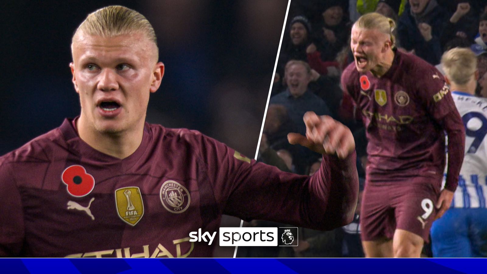 Erling Haaland roars with disbelief! | Striker vents anger as Man City ...