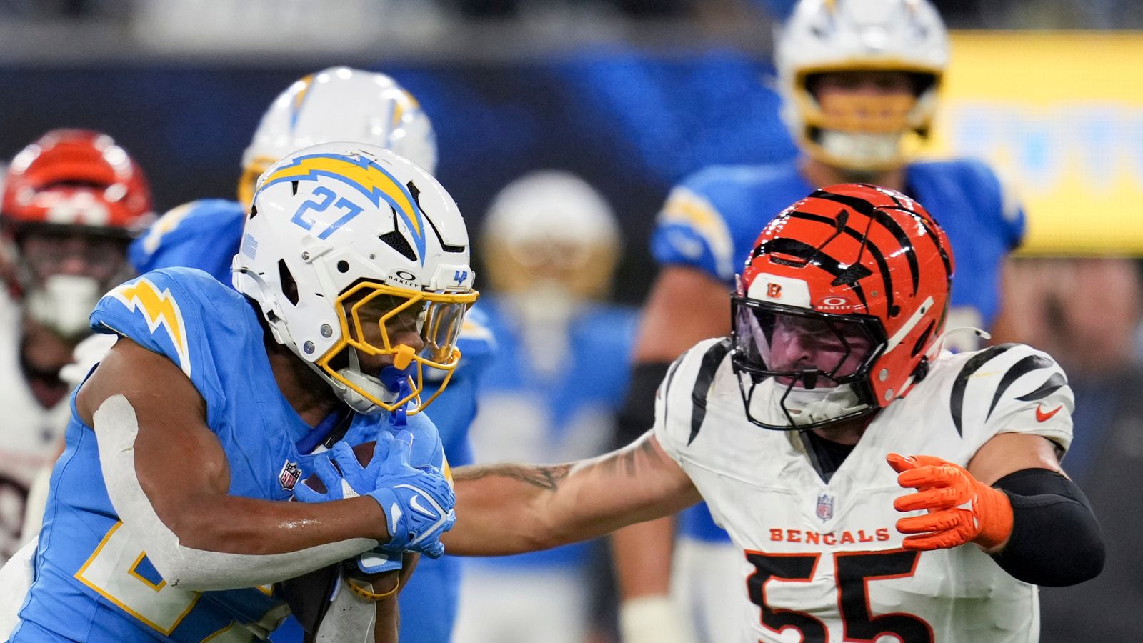 NFL 2024: Los Angeles Chargers beat the Cincinnati Bengals 34-27 after ...