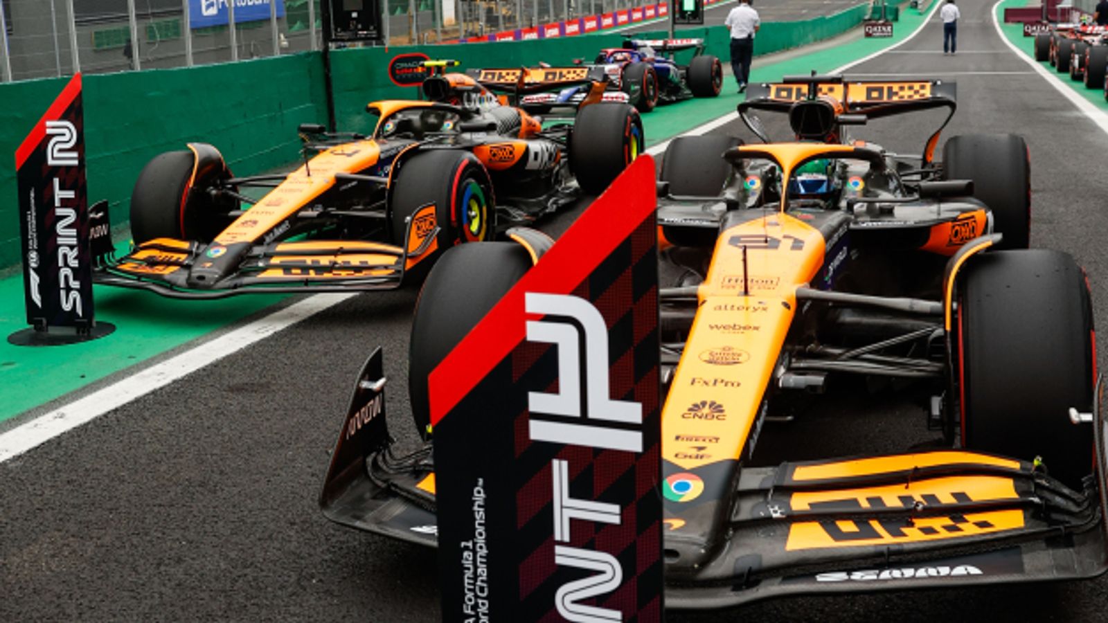 Sao Paulo GP: Oscar Piastri snatches Sprint Qualifying pole from Lando Norris with Max ...