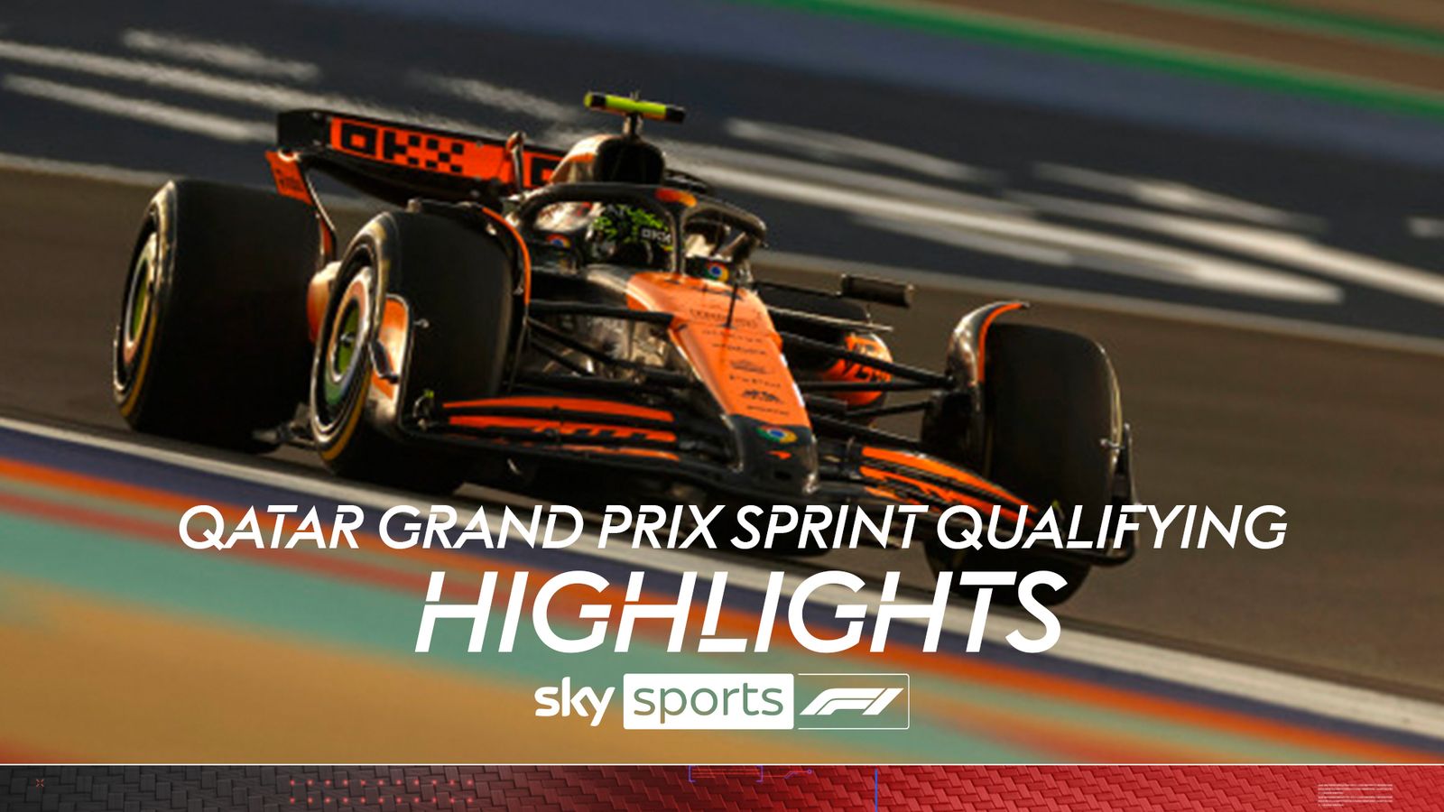 Qatar GP: Lando Norris takes commanding Sprint Qualifying pole as McLaren strike first against ...