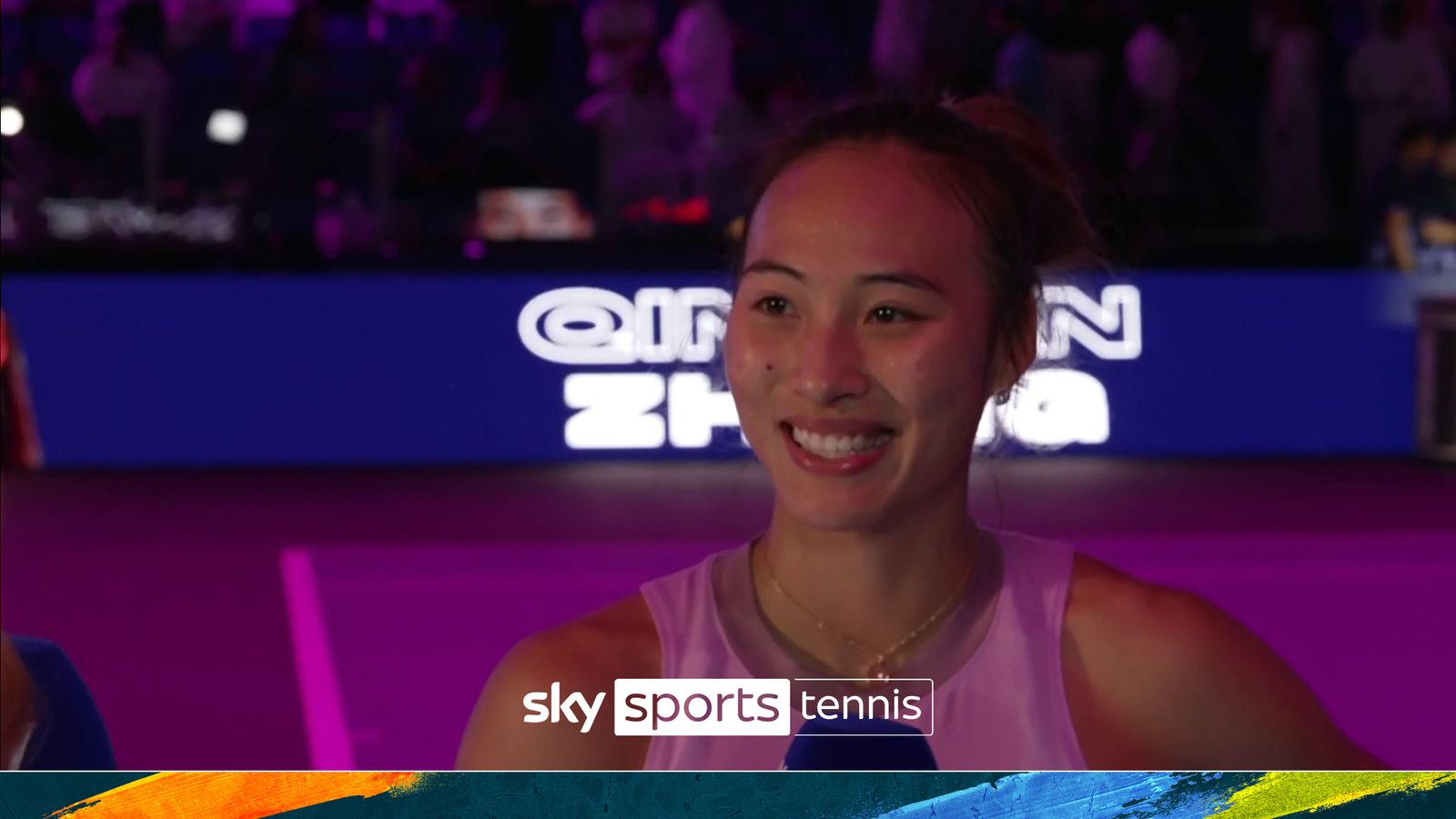 Qinwen Zheng: WTA Finals atmosphere 'unbelievable' | Tennis News | Sky Sports